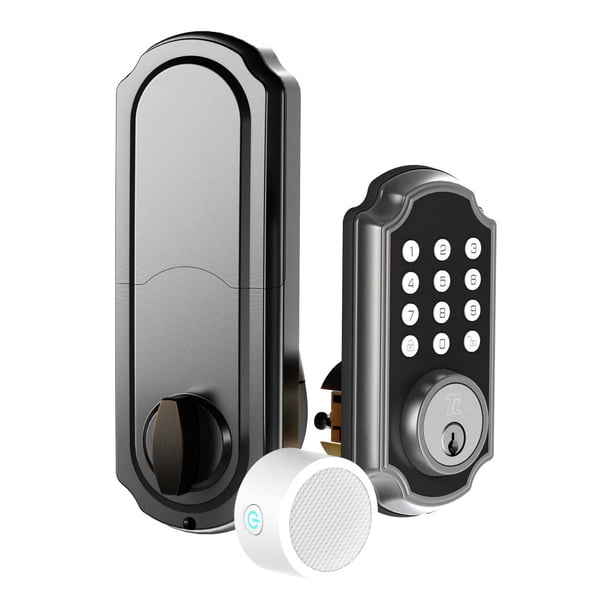 TurboLock TL117WM Smart Deadbolt Door Lock Wi-Fi Bridge Keypad App ...