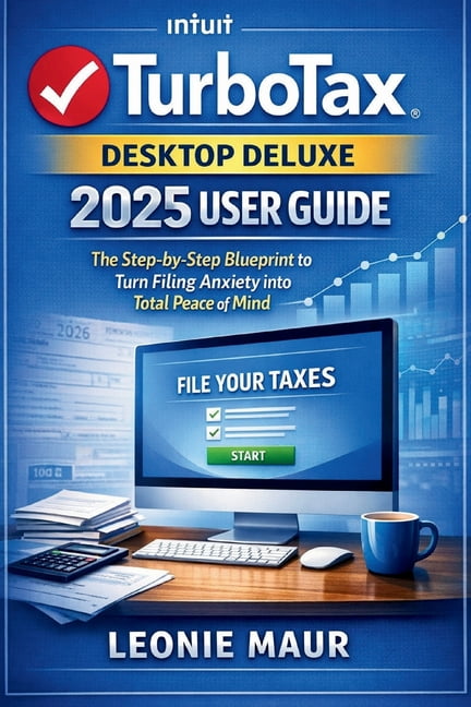 TurboTax Desktop Deluxe 2025 User Guide: The Step-by-Step Blueprint to ...