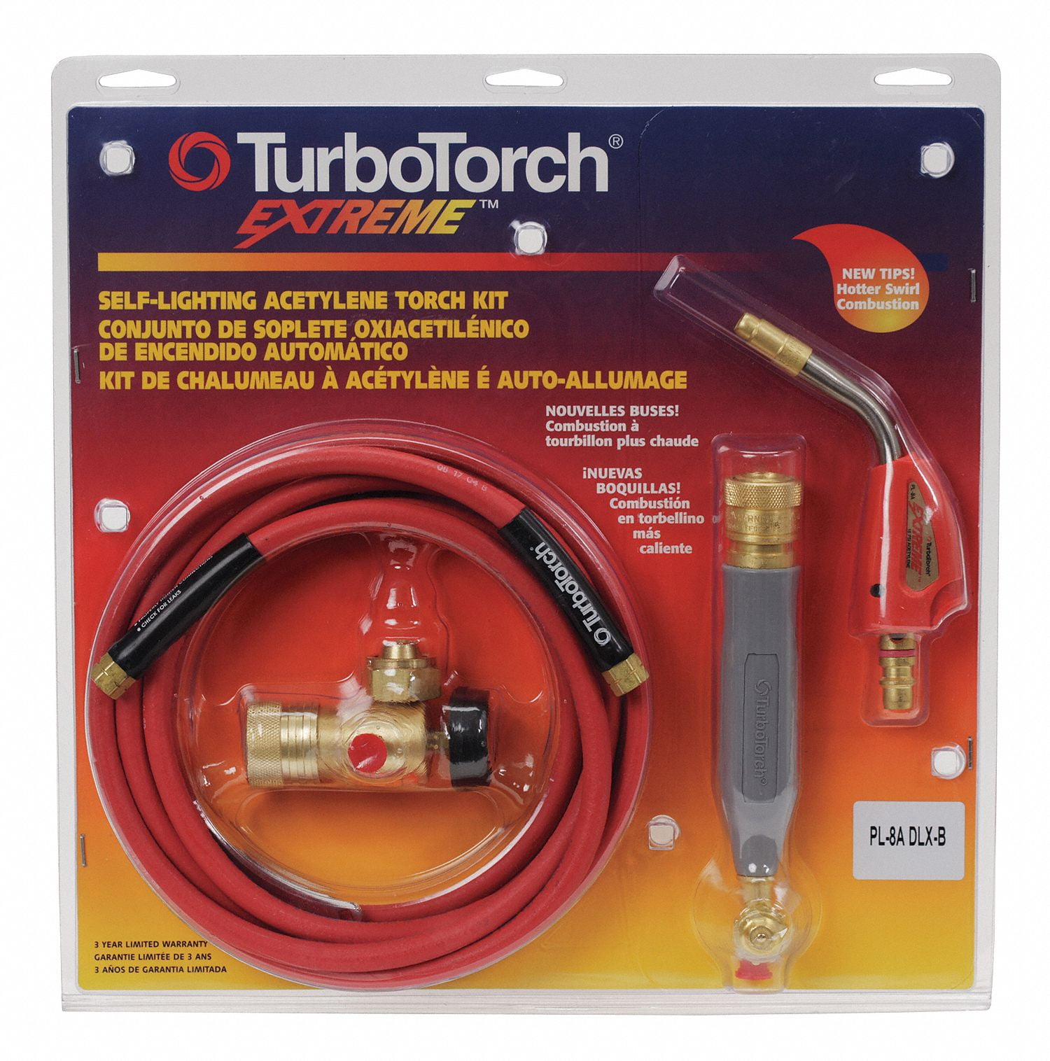 TurboTorch 0386-0835 PL-8ADLX-B Self Lighting Torch Kit - Walmart.com