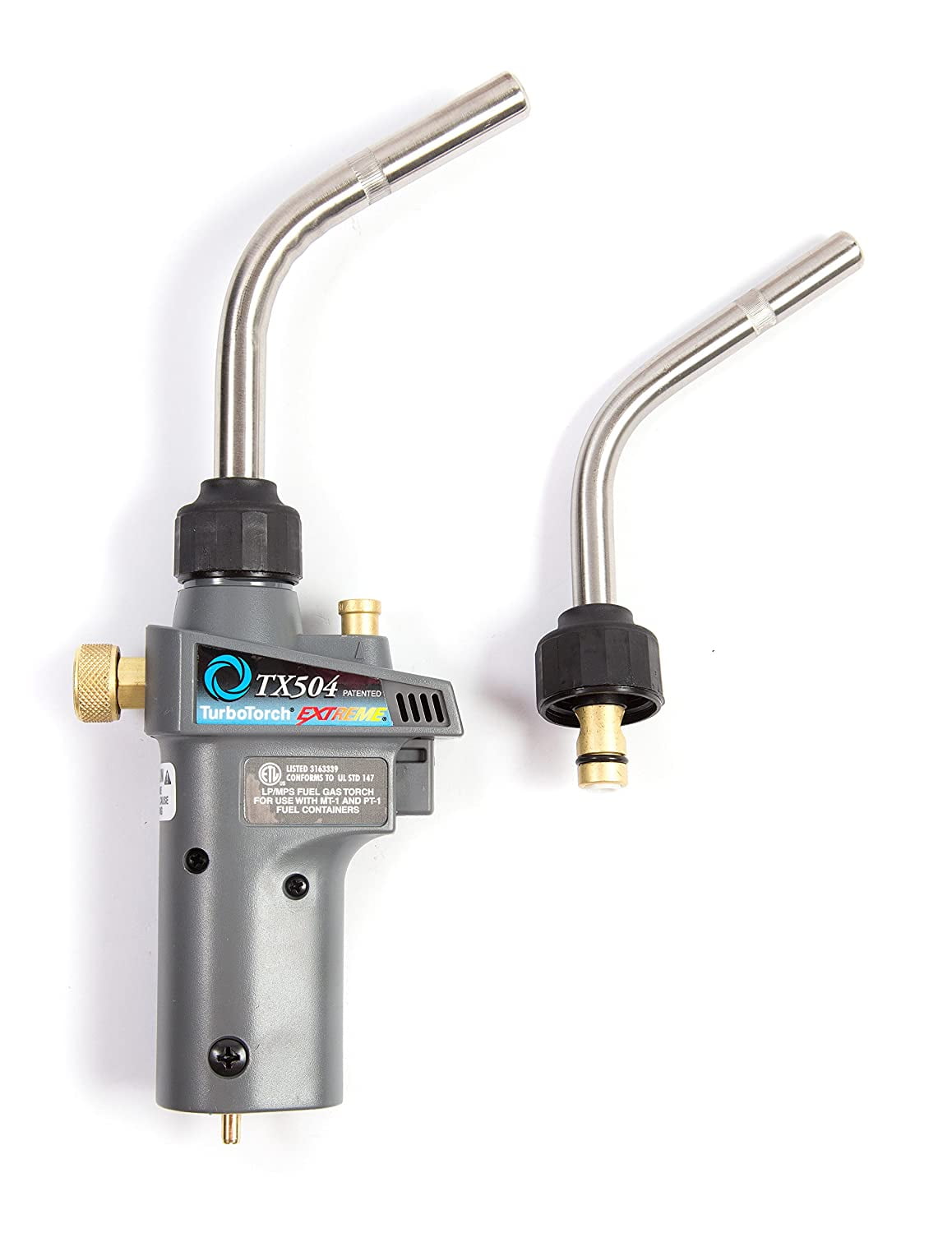 TurboTorch 0386-1299 TX500 Torch Swirl, MAP-Pro / LP Gas, Self Lighting ...