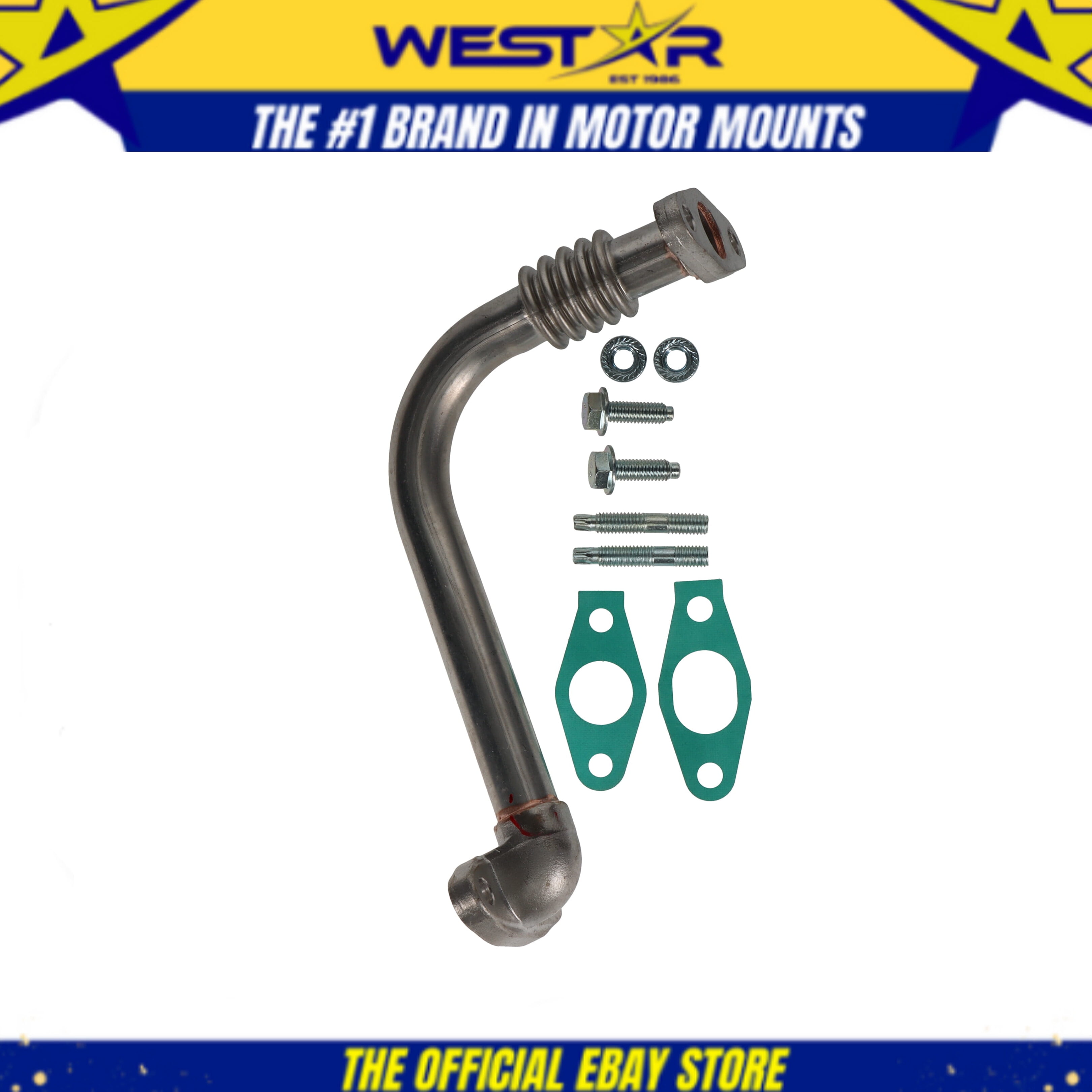 Turbocharger Oil Supply Line Fits GMC Sierra 2500 HD Sierra 3500 Silverado 2500 HD Silverado ...