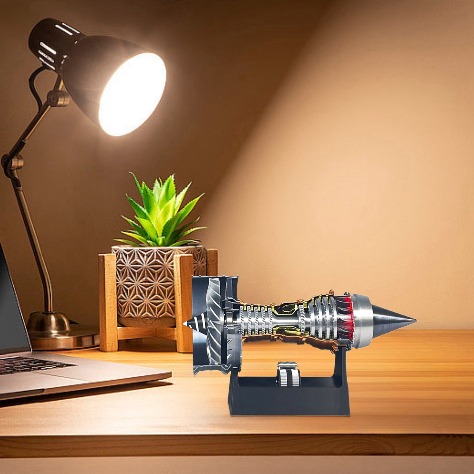 Turbofan Engine Model, 1:20 Engine Manipulation, Space Identical ...