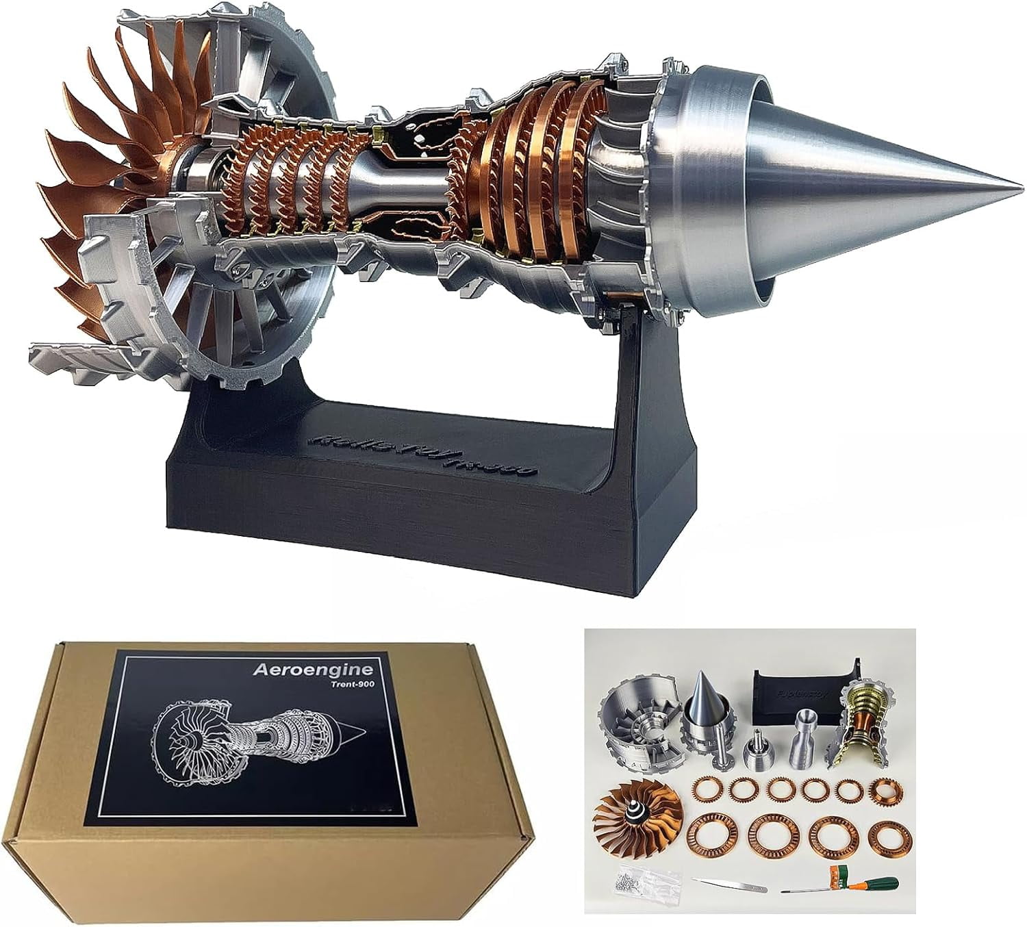 Turbofan Engine Model, Adjustable Speed TR900 Aircraft Turbojet Model ...