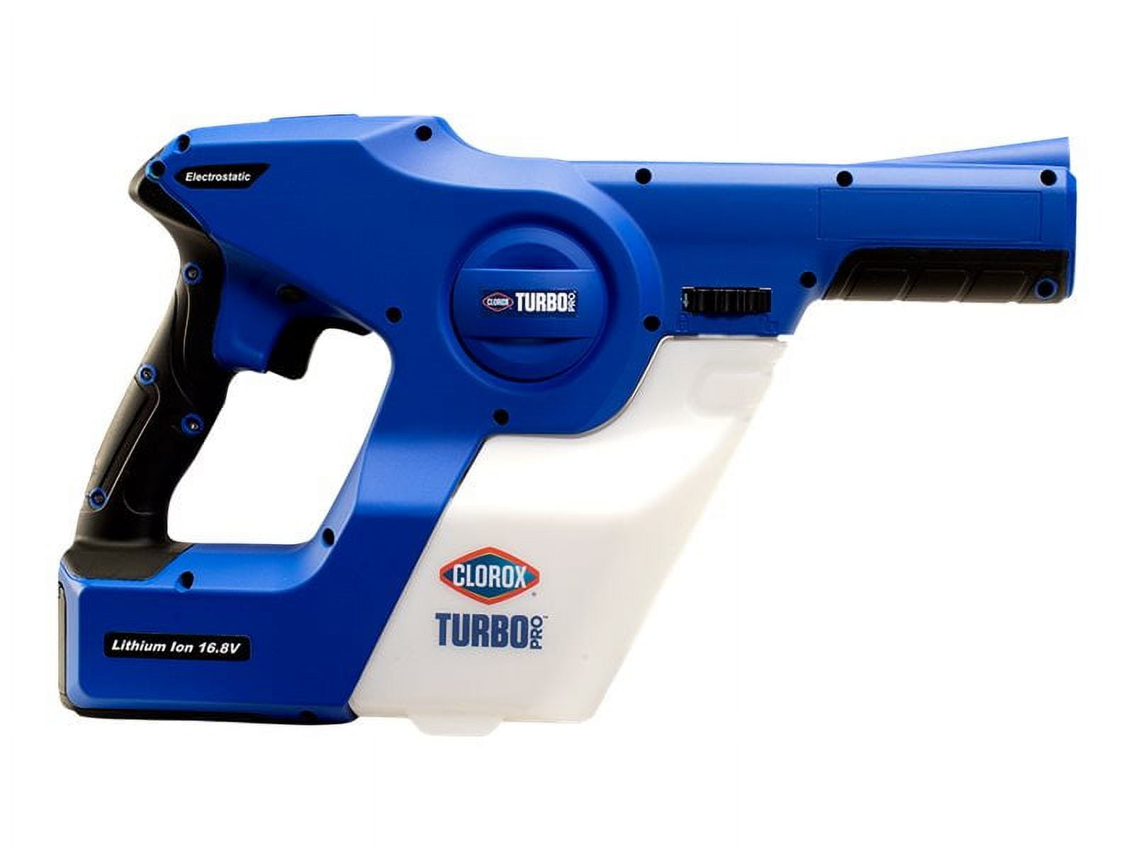 Clorox TurboPro Handheld Electrostatic Sprayer, 32 Oz, White/Blue, 2 ...