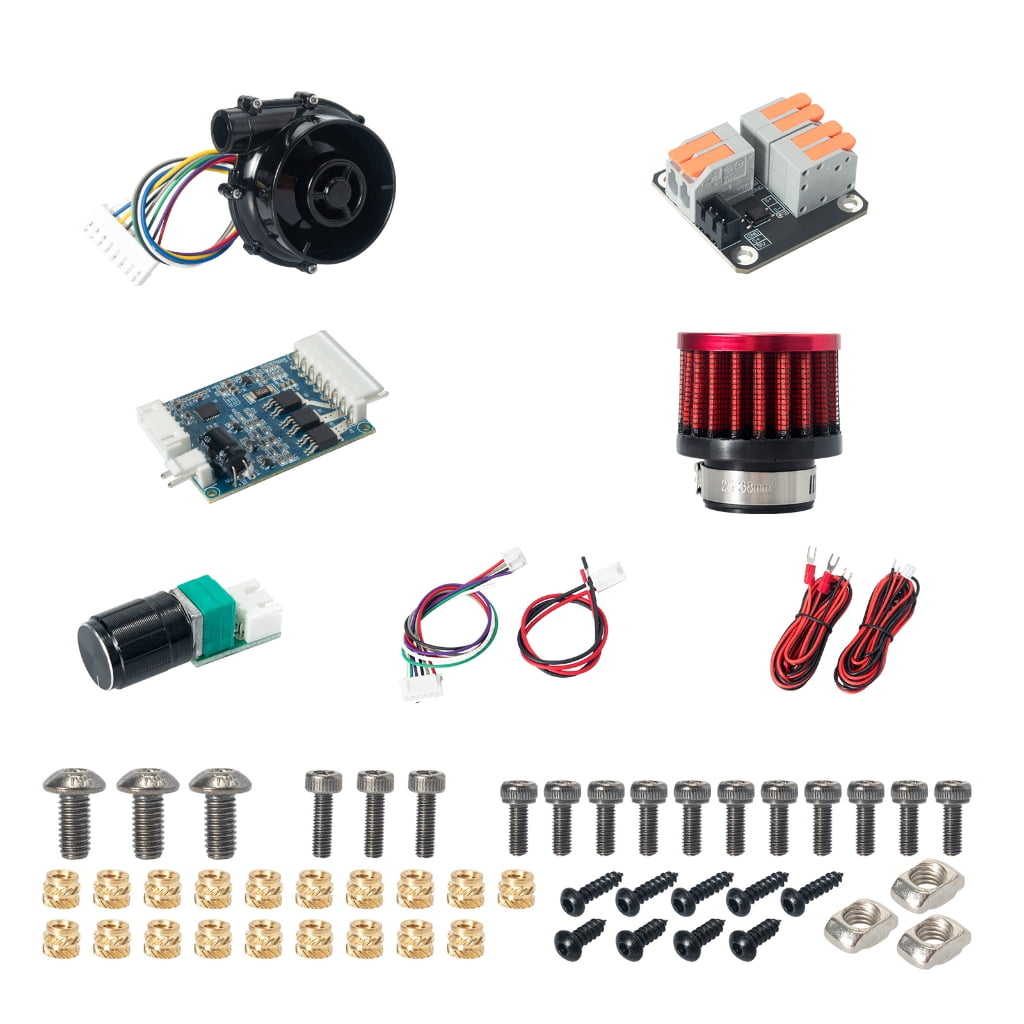 Turbos Kit WS7040 24V 7040 Blower Fan with Air Filter for VzBoT 3D ...