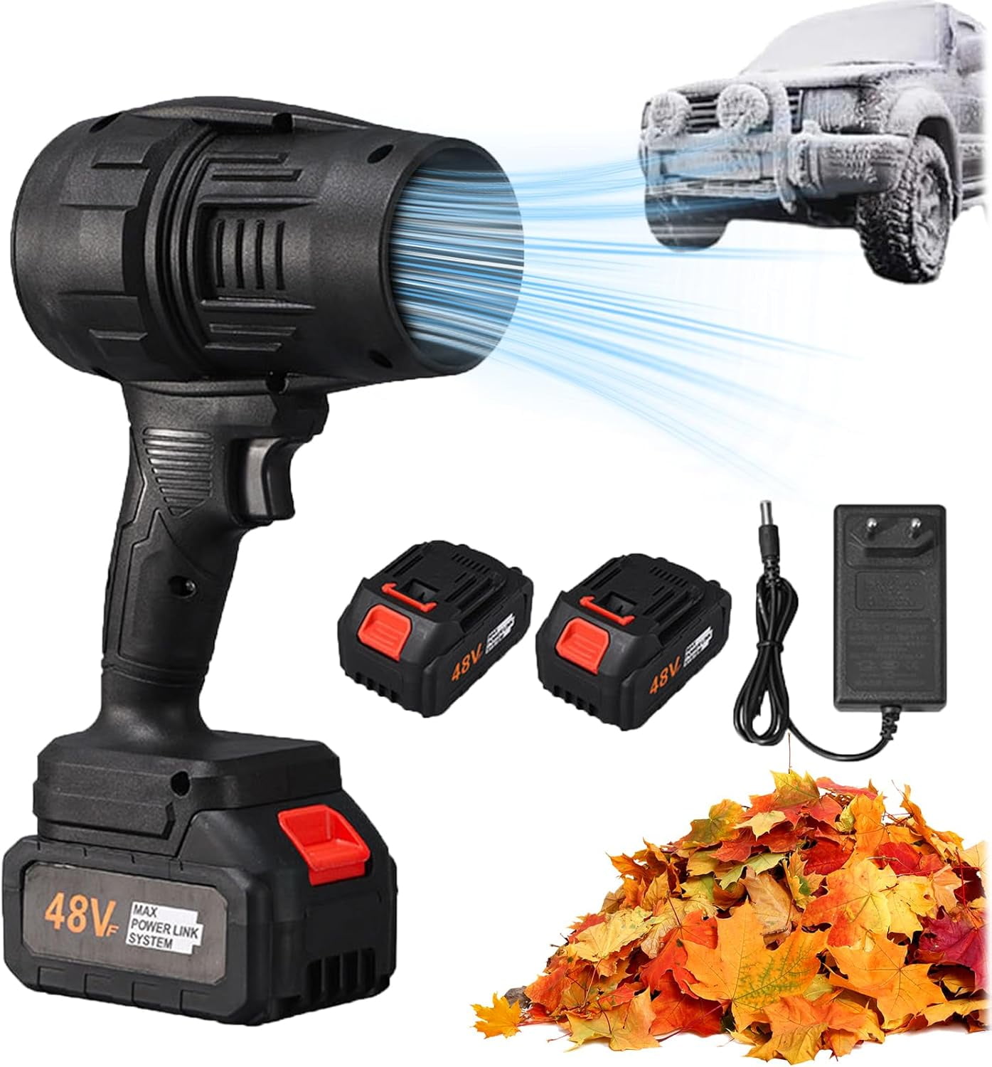 Turbosweep Cordless Power Blower – Dual Battery Multi-Purpose Cleaner ...