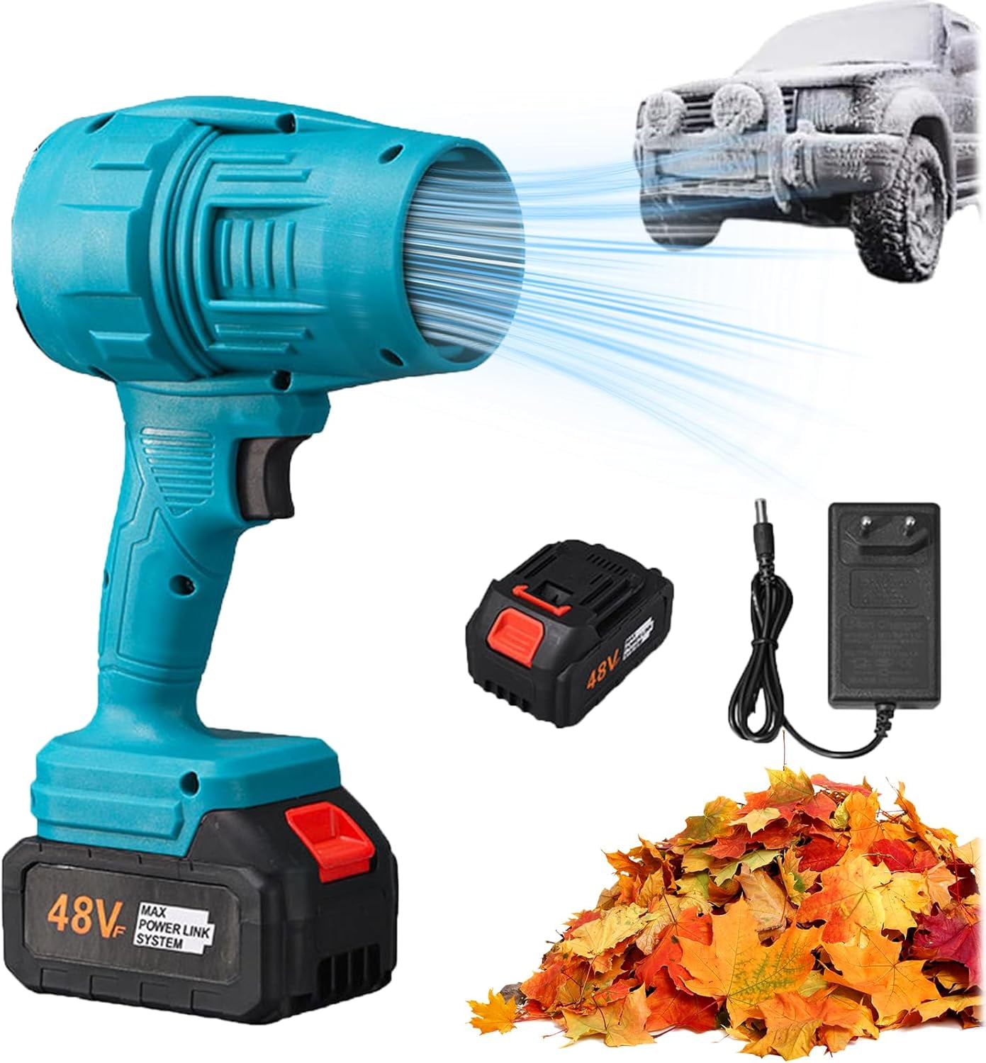 Turbosweep Cordless Power Blower – Dual Battery Multi-Purpose Cleaner ...