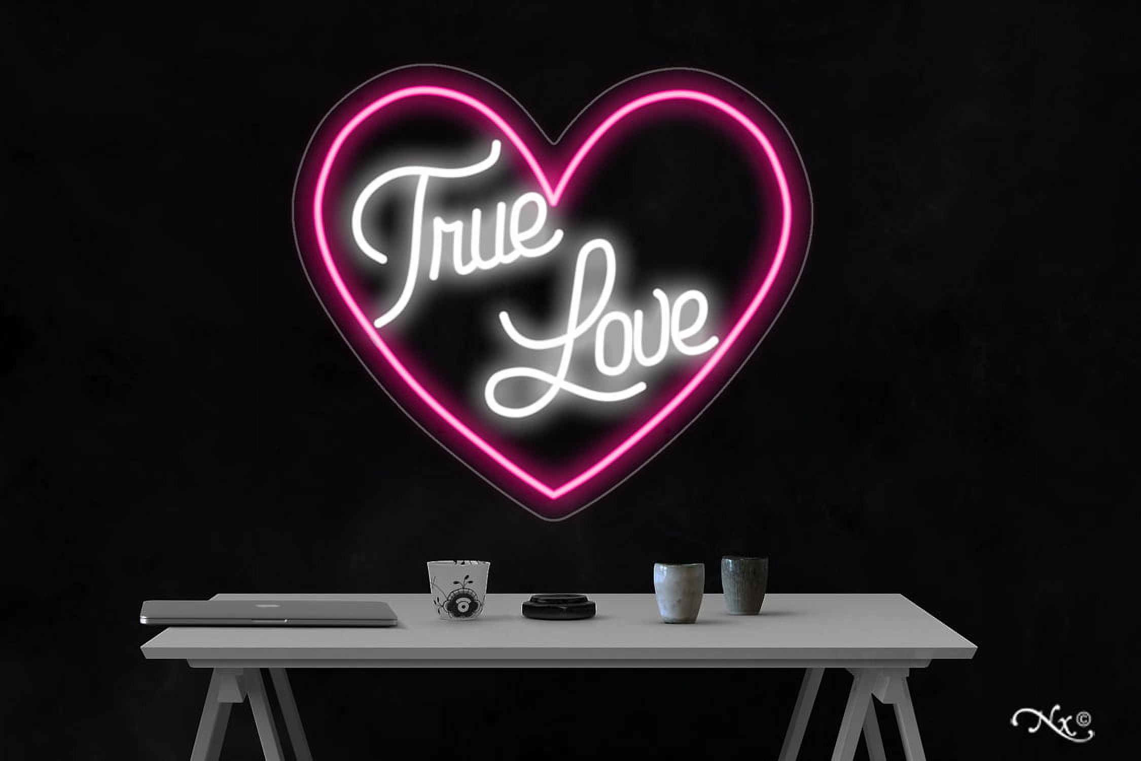 Ture Love-LED Neon Sign Made in USA - Walmart.com
