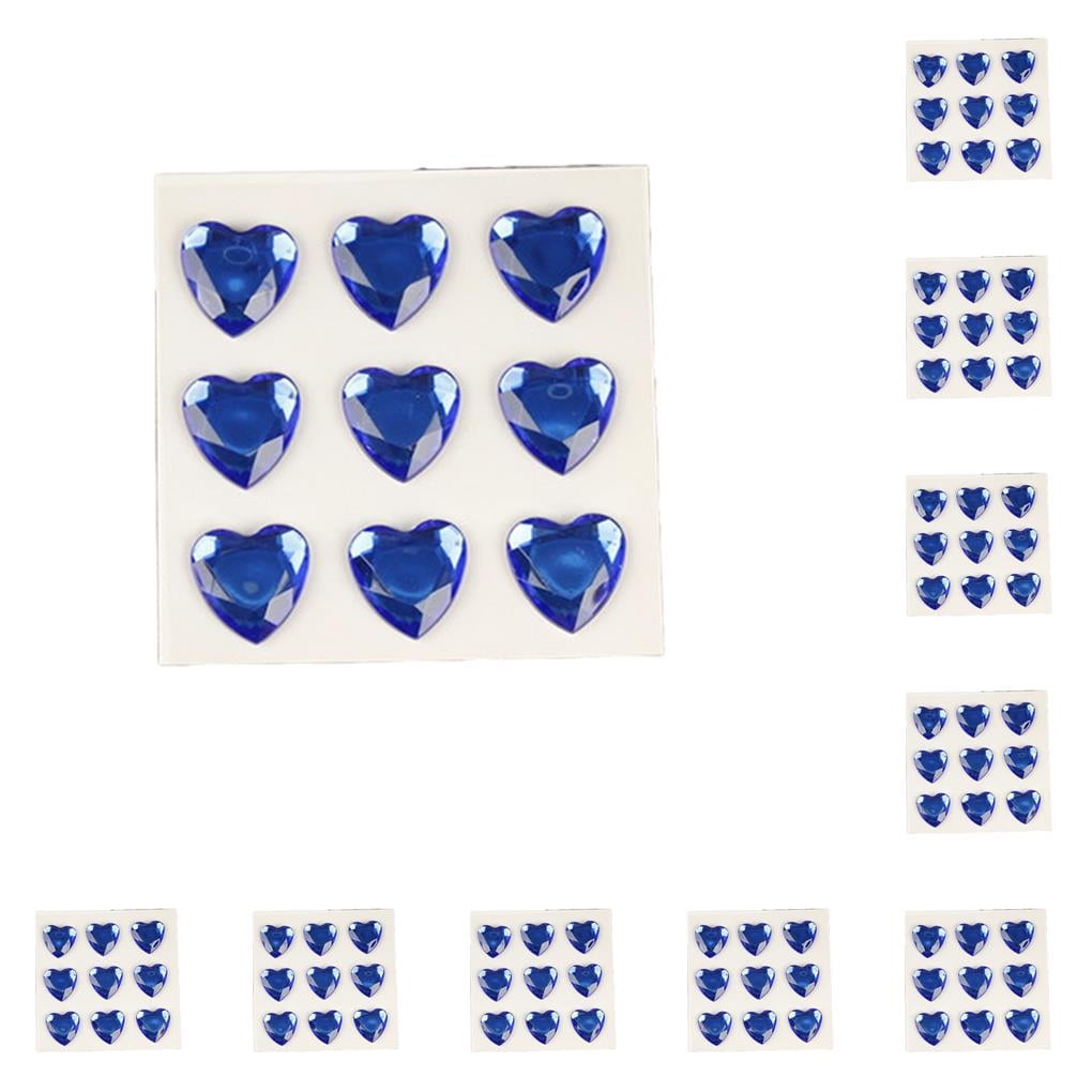 TureClos 10 Sheets Rhinestone Stickers Children Hand Acrylic Decals ...
