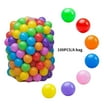PlayMaty Colorful Plastic Ball Pool Balls 100 Pieces 2.16 Inch Soft ...