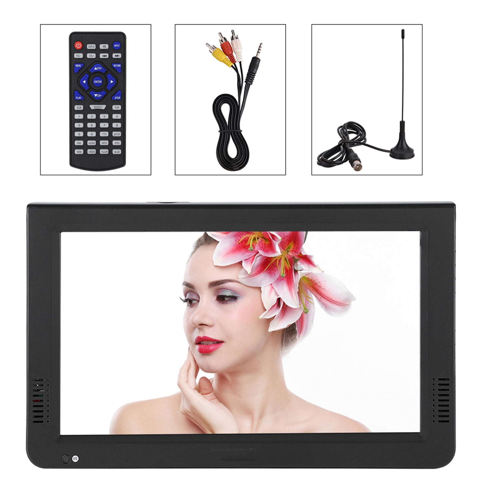 TureClos 10inch DVB High Definition Television LCD Video Player 1024* ...