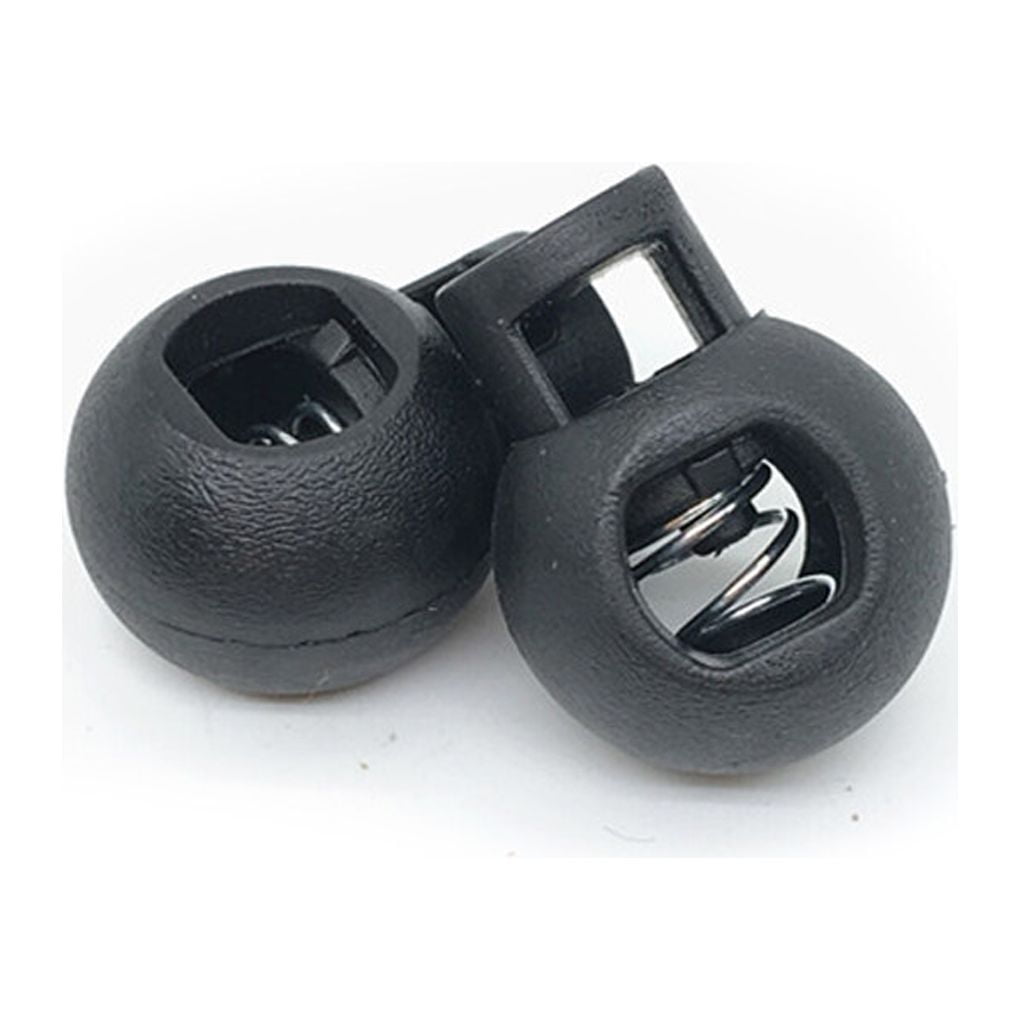TureClos 10pcs Cord Stoppers Lock End Toggles Spherical Hole Tightening ...