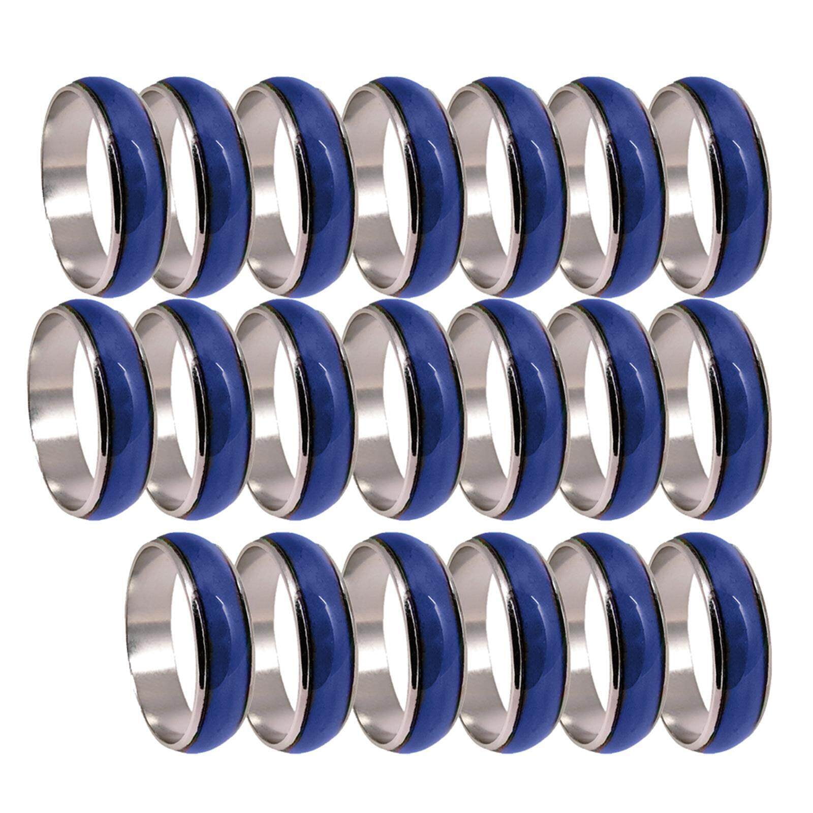 TureClos 20pcs Amazing Mood Ring Emotion Feeling Color Change Ring ...