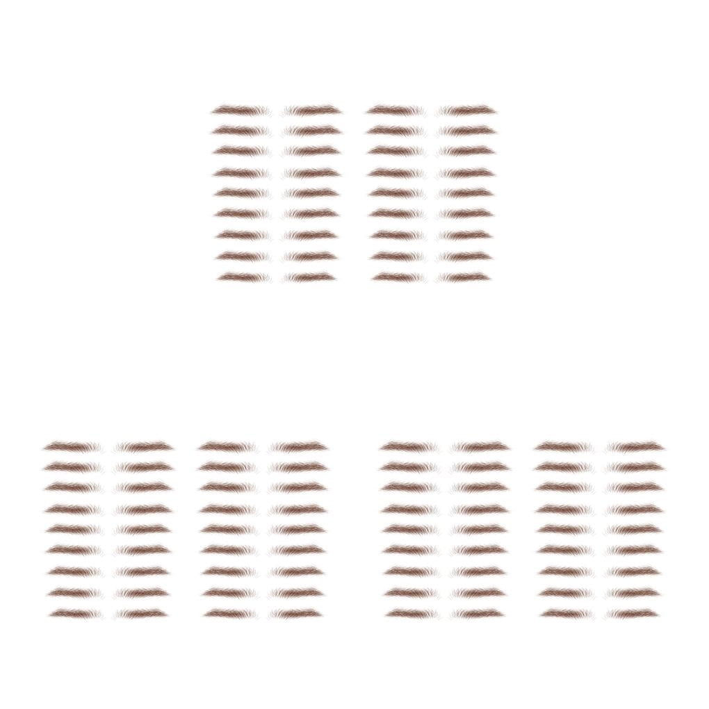 TureClos 6 Pieces Girls Eyebrow Tattoos Stickers Realistic Waterproof ...