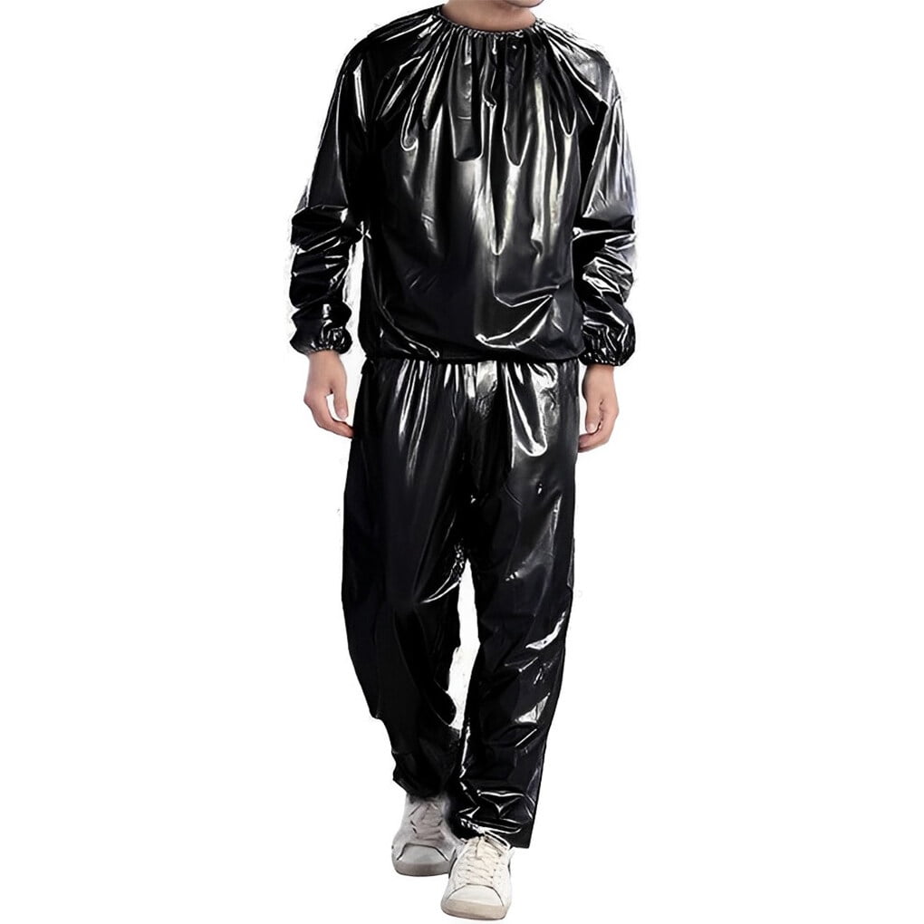 TureClos Adults Home Salon Sauna Suit Exercise Sweat Weight Loss Jacket ...