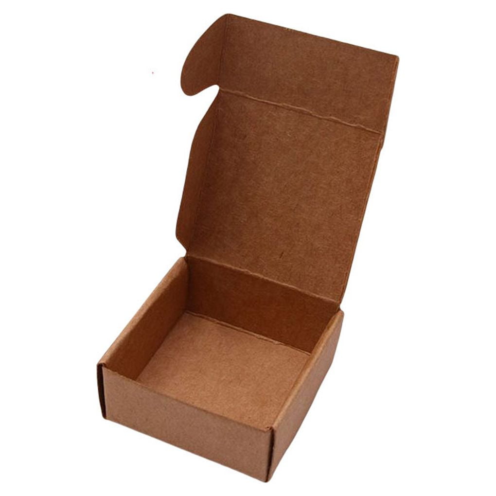 TureClos Brown Paper Doll Home Delivery Box Portable Foldable Cute ...