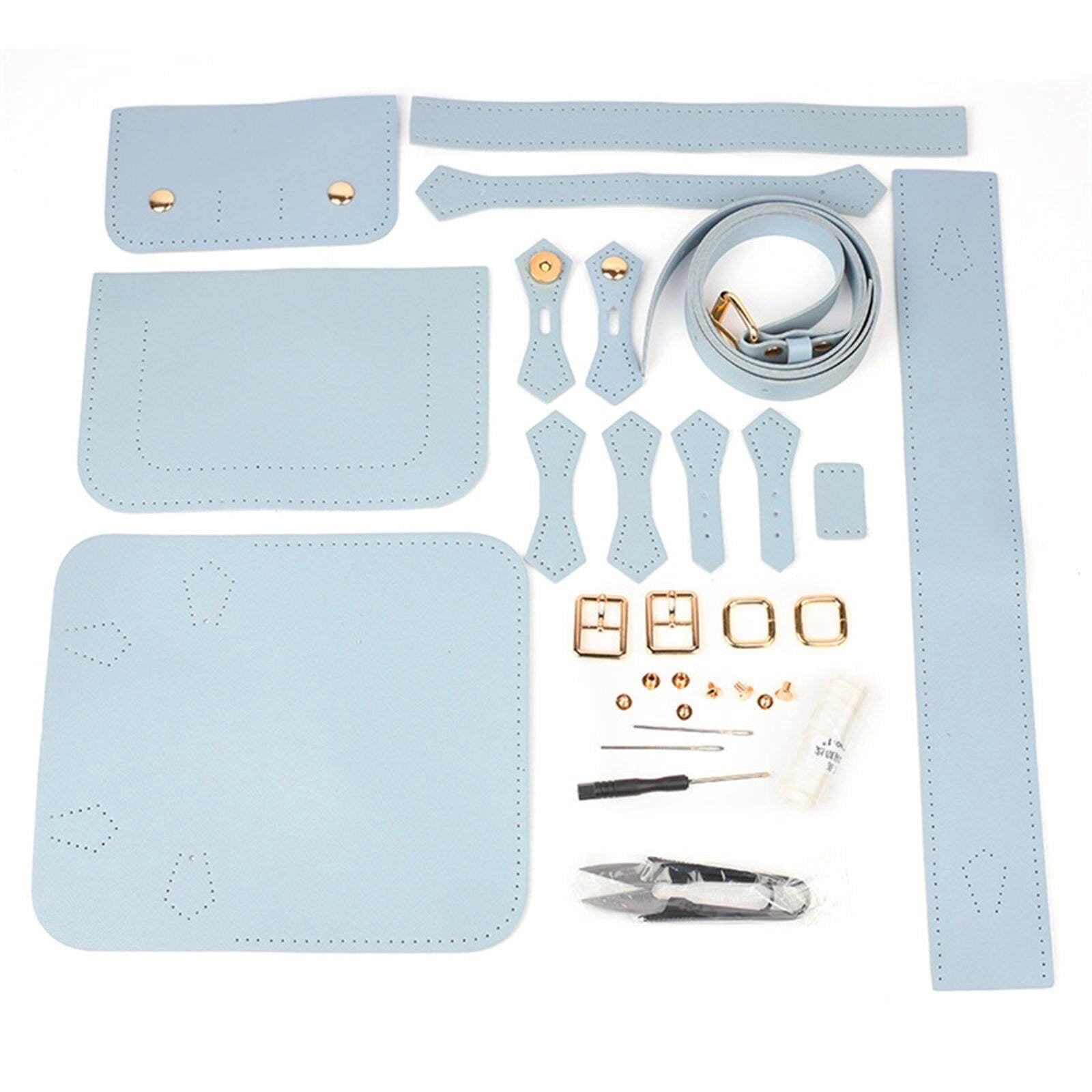 TureClos DIY Sewing Stitching Womens Leather Bag Making Complete Kit ...