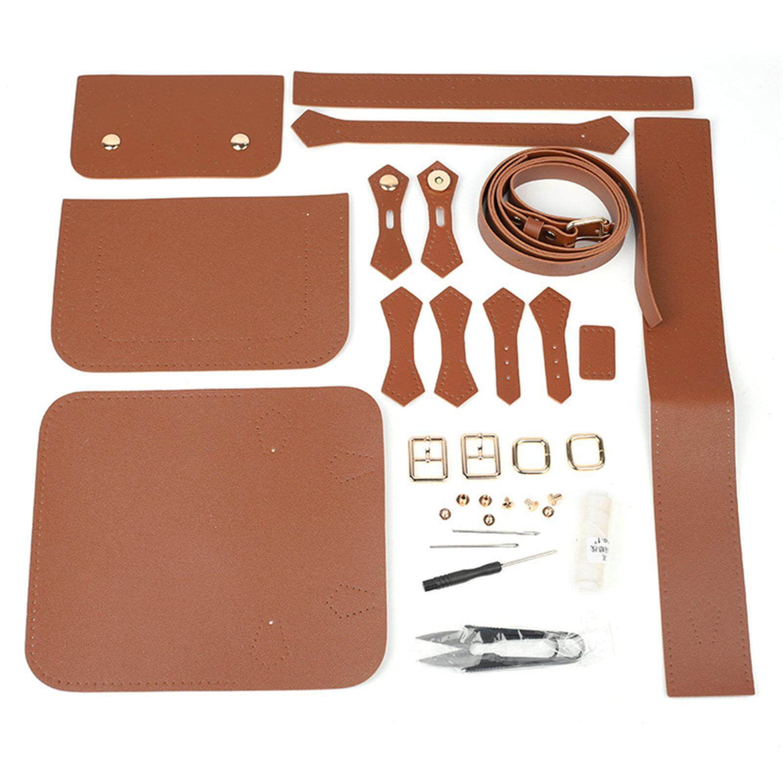 TureClos DIY Sewing Stitching Womens Leather Bag Making Complete Kit ...