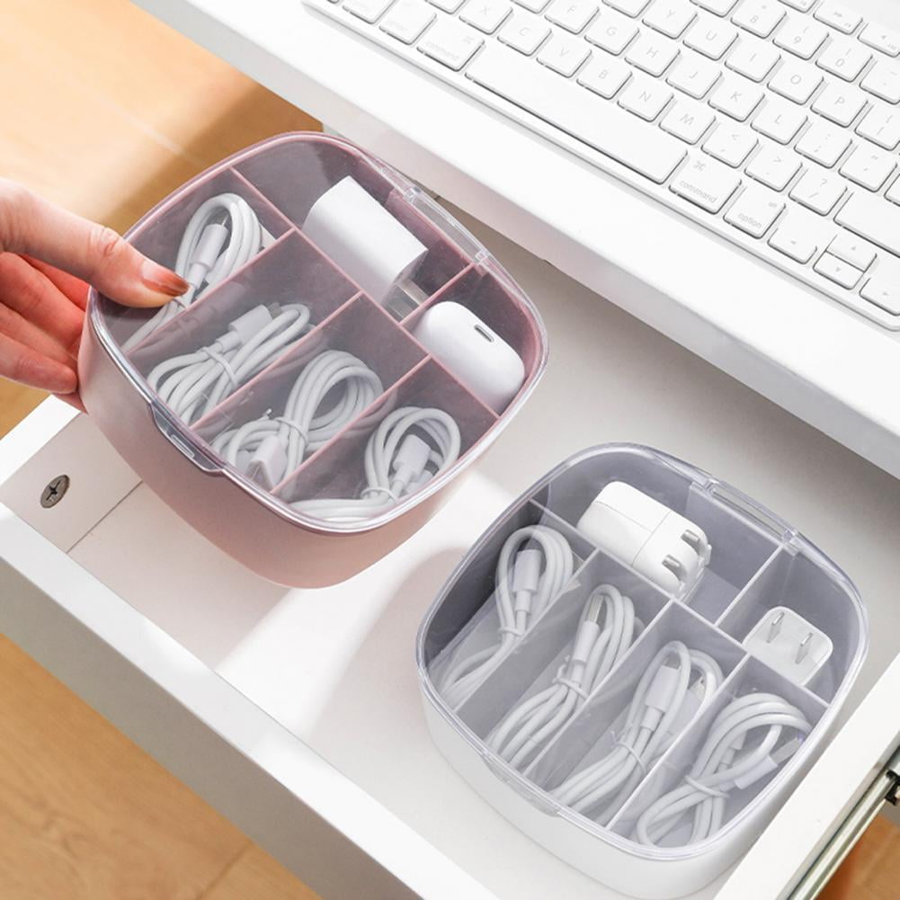 TureClos Desktop Organizer Compartments Organization Plastic Stationery ...