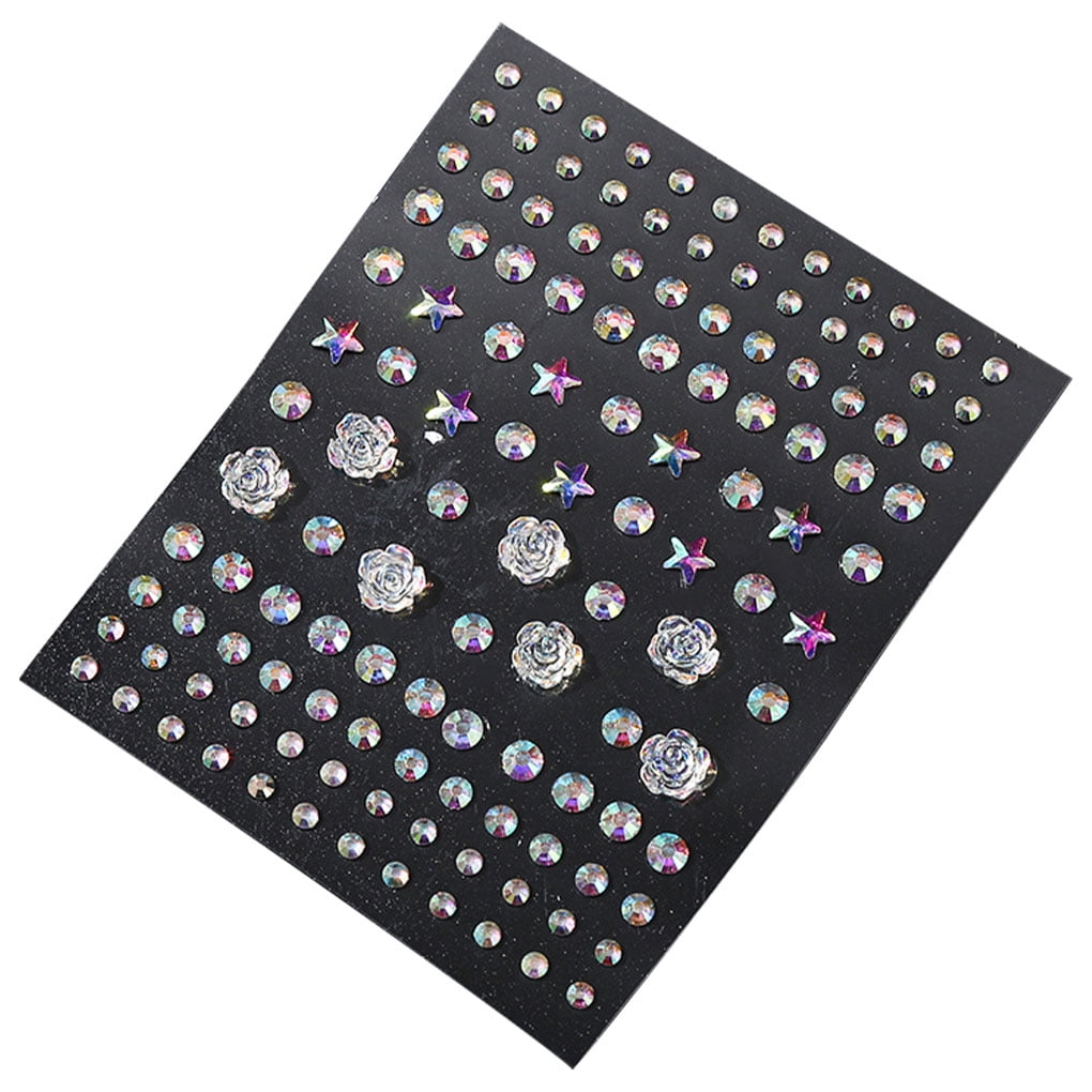 TureClos Eye Body Face Jewels Rhinestone Stickers Beads Glitter ...