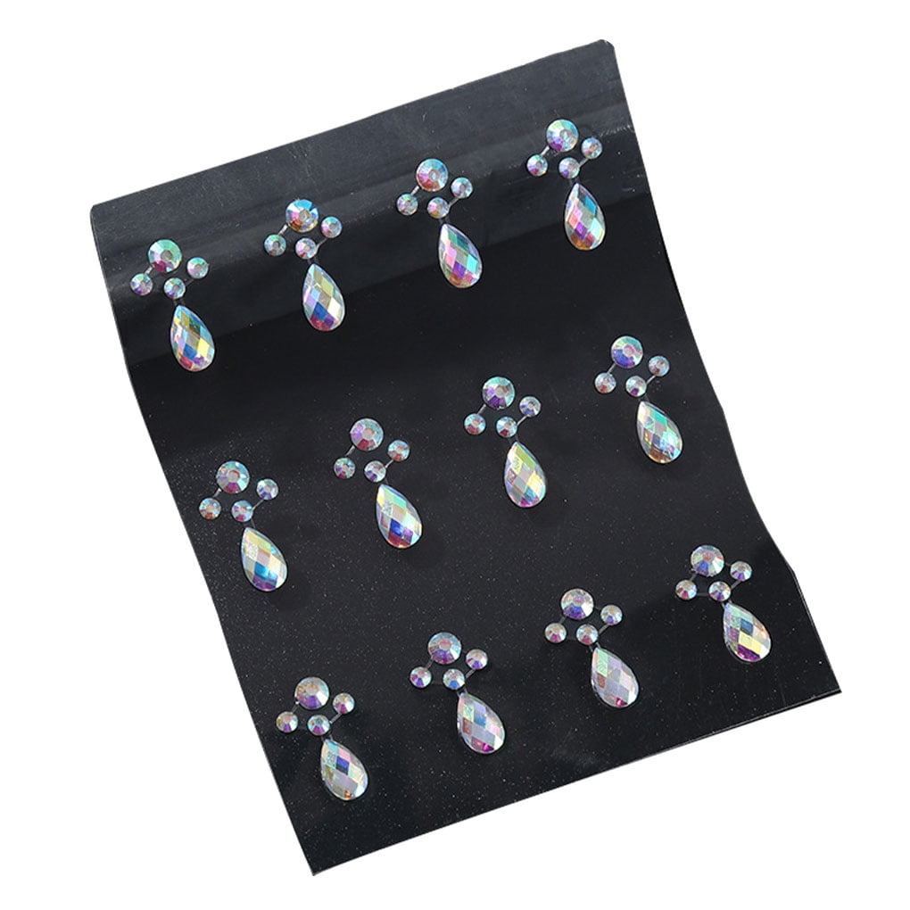 TureClos Eye Body Face Jewels Rhinestone Stickers Beads Glitter ...