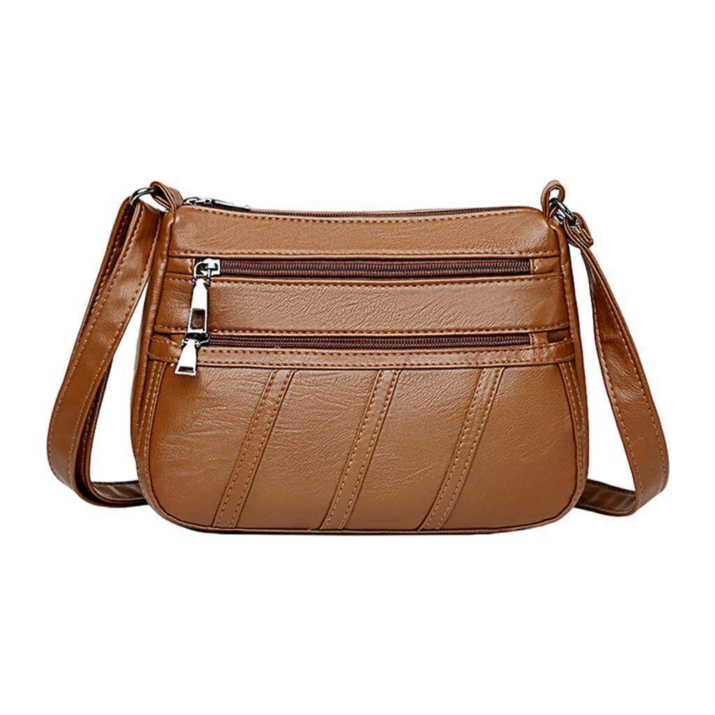TureClos Ladies Cross Body Bag PU Leather Messenger Bag Shoulder ...