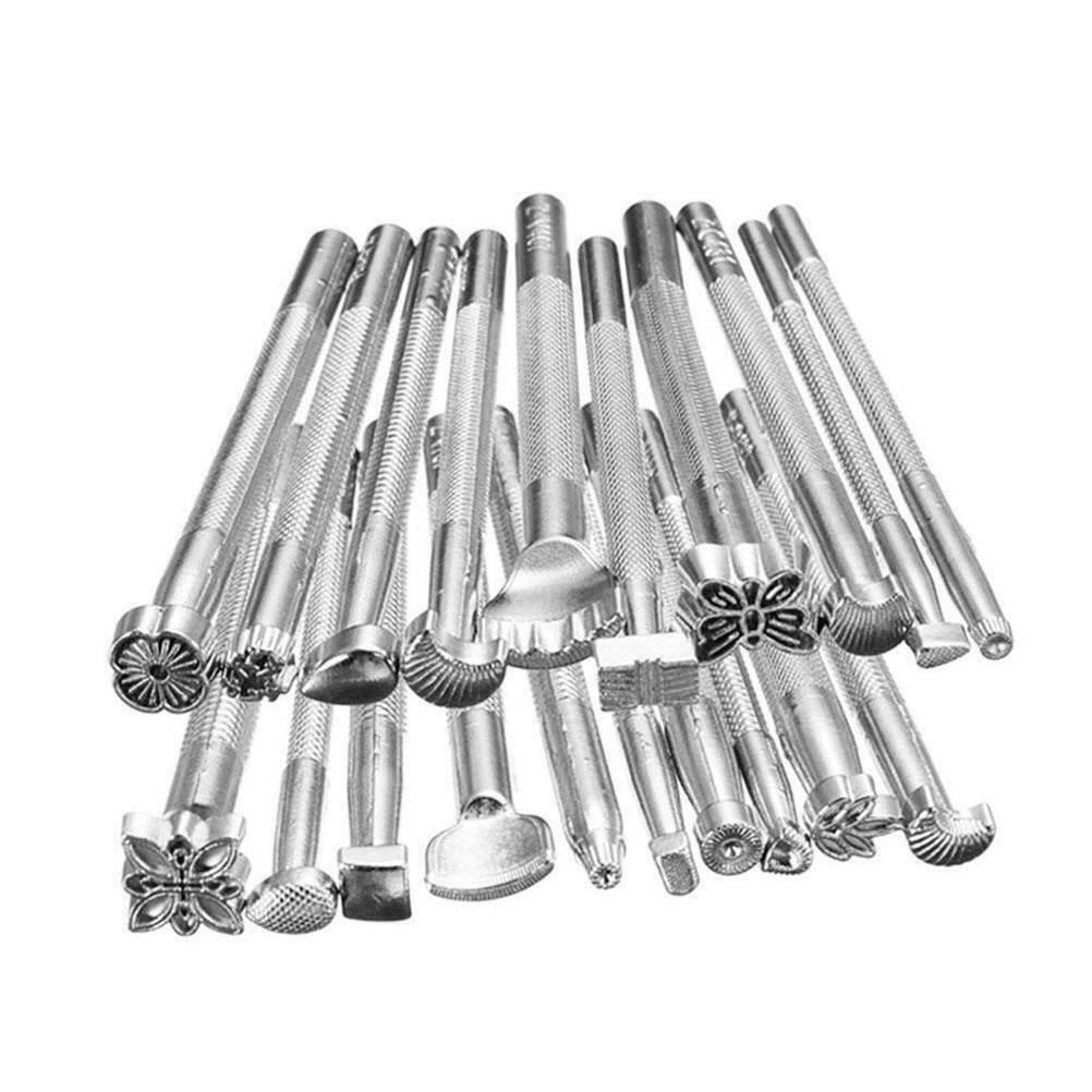 TureClos Leather Stamping Tools Set DIY Stamping Leather Tool Carving ...