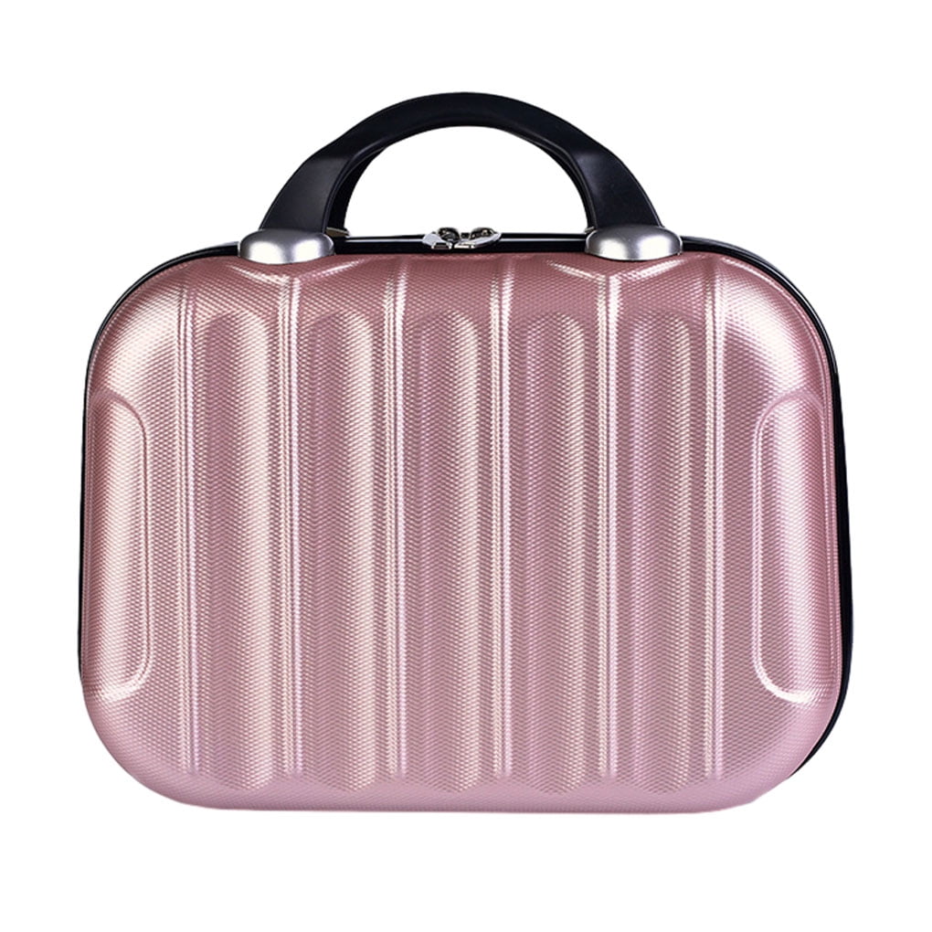 TureClos Makeup Storage Organizer Travel ABS Toiletry Suitcase Box Mini ...