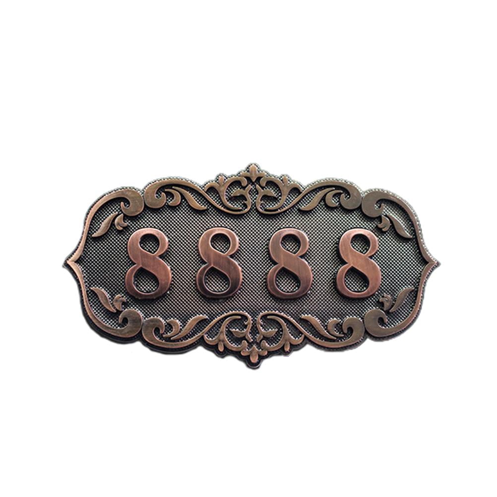 Vintage House Number Plaque Home Address Sign Garden Wall Sign ...