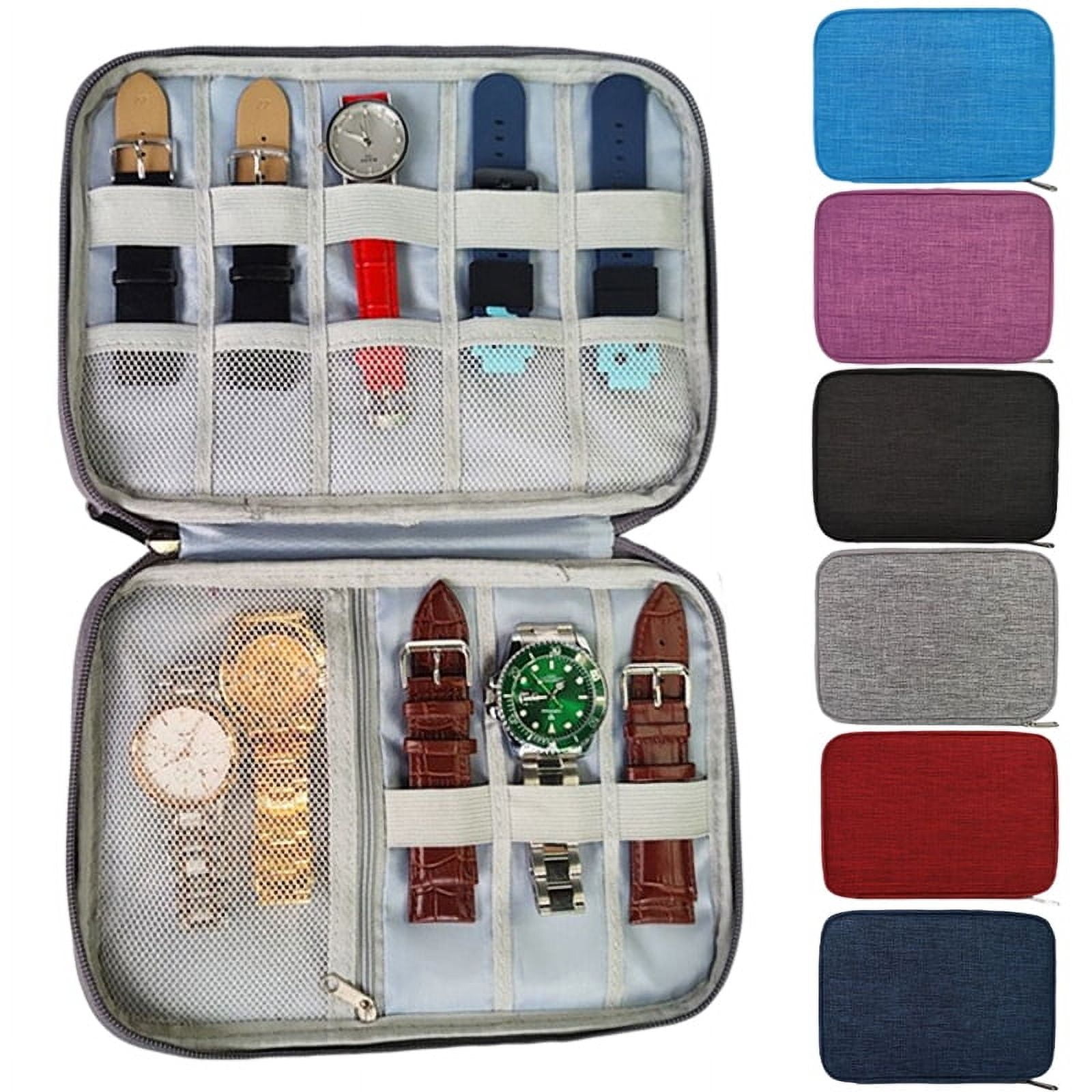 TureClos Watch Strap Storage Bag Carrying Waterproof Band Case ...