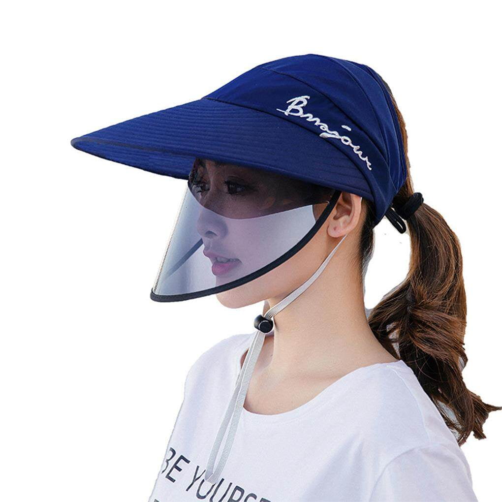 TureClos Wide-edge Sun Hat Protective cap with Removable Face Shield ...