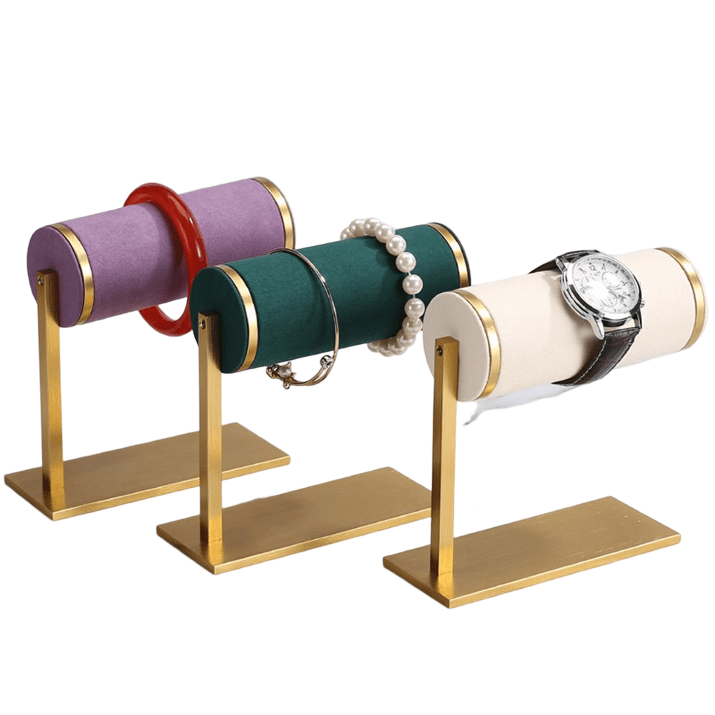 TureClos Women Jewelry Display Metal Organizer T-bar Bangle Rack Shop ...