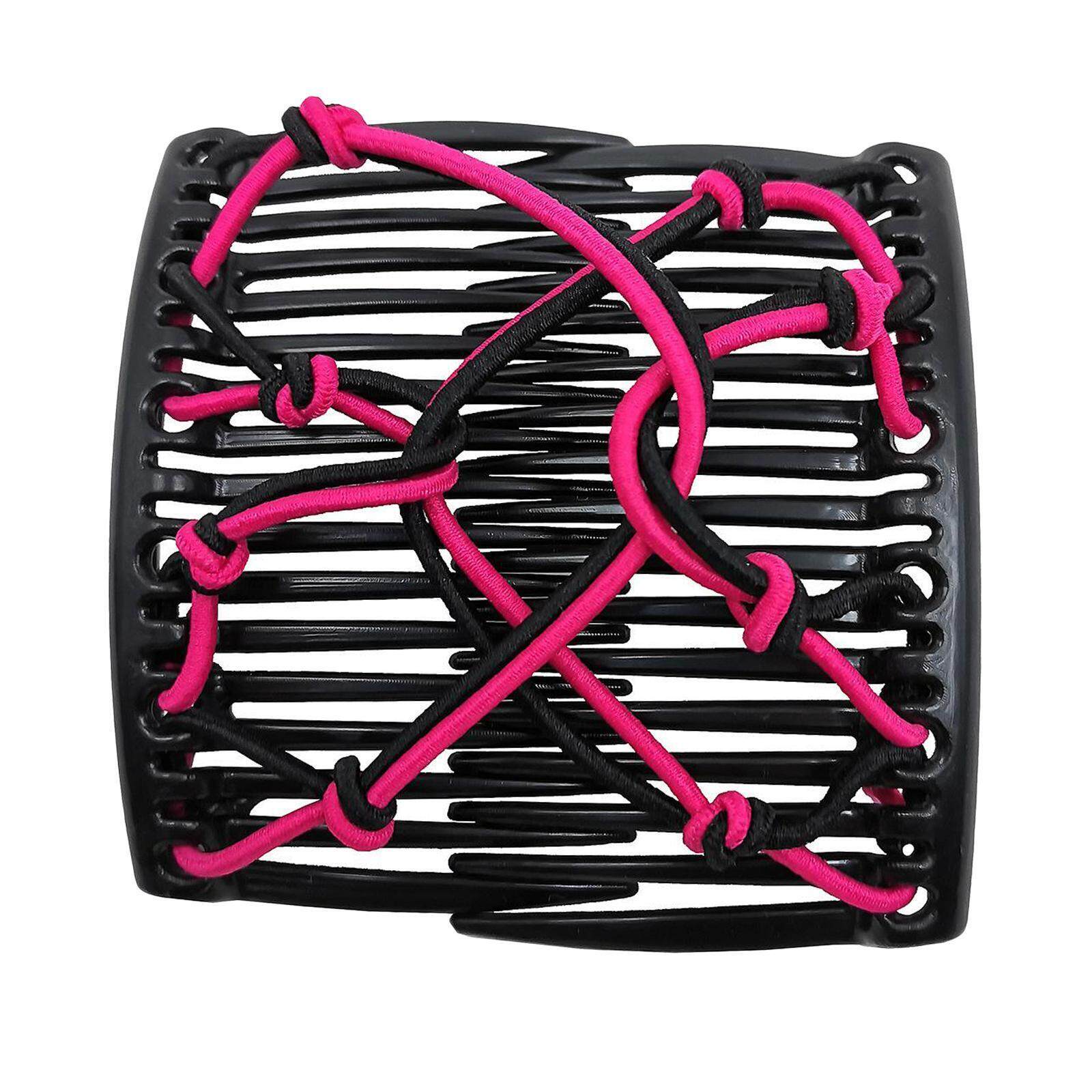 TureClos Women Stretchy Magic Hair Clip Double Slide Combs For Bun Updo ...