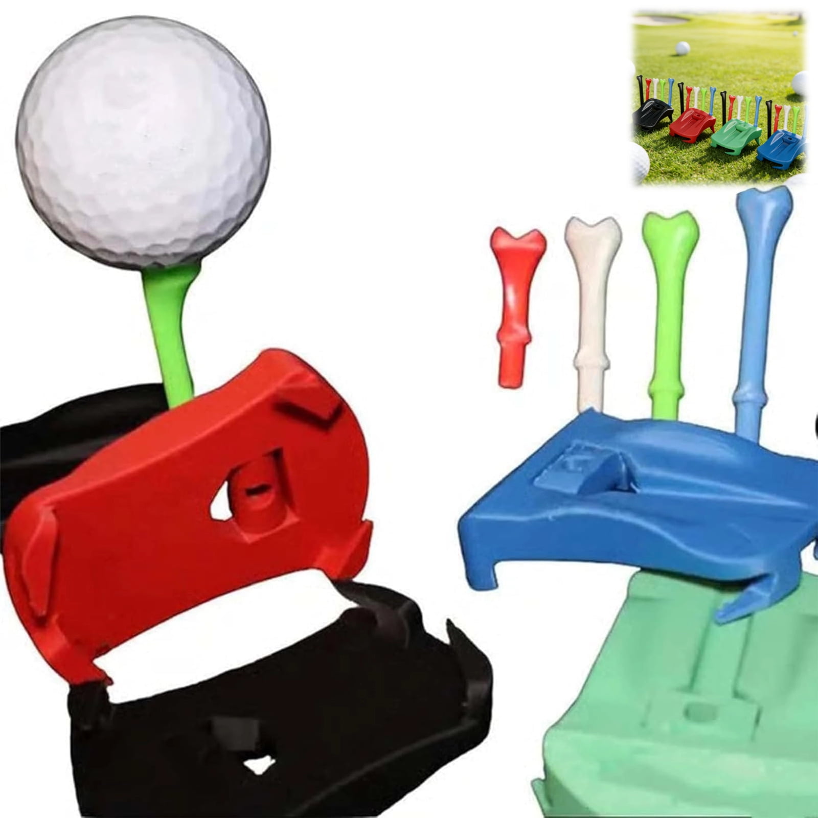 Turf Base V3, Hinged Turf Tee for Artificial Turf, Unbreakable Golf ...