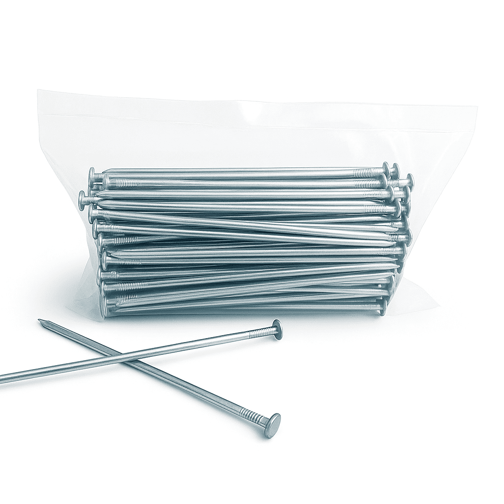 Turf Nails 6" Galvanized – 140 Pack | Heavy-Duty Landscape & Synthetic ...