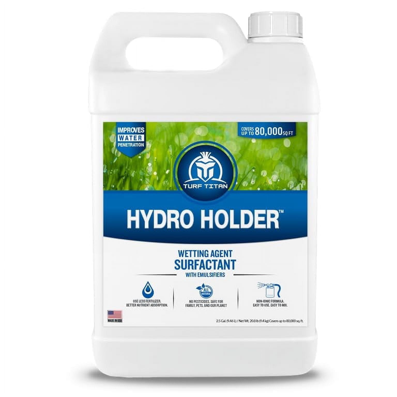 Turf Titan Hydro Holder: Effective Wetting Agent for Healthier Lawn and ...
