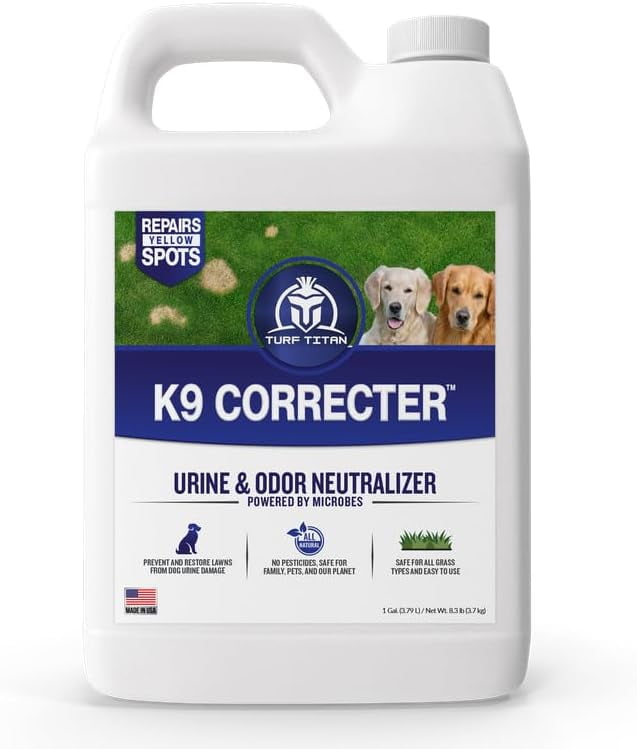 Turf Titan K9 Correcter – Dog Urine Neutralizer for Lawn (1 Gallon ...