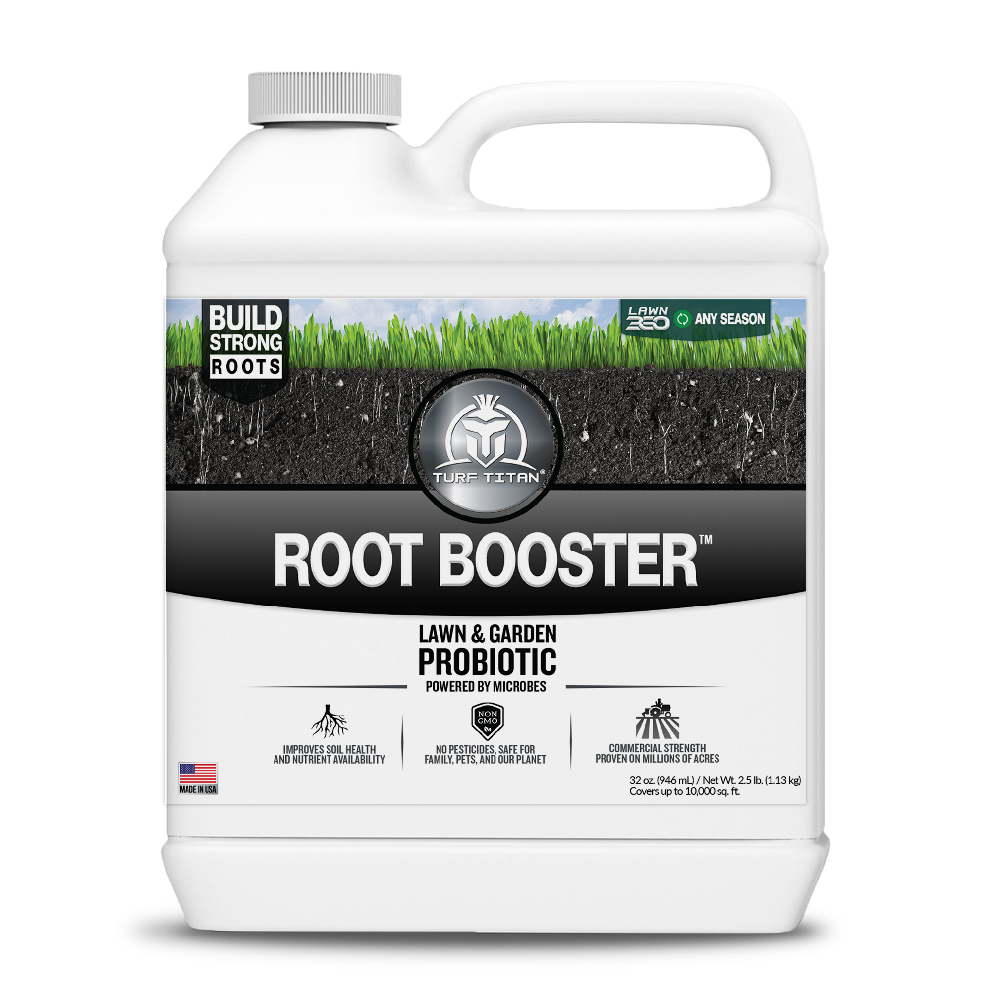 Turf Titan Root Booster Hose End, Lawn Probiotic & Garden Soil Boost ...