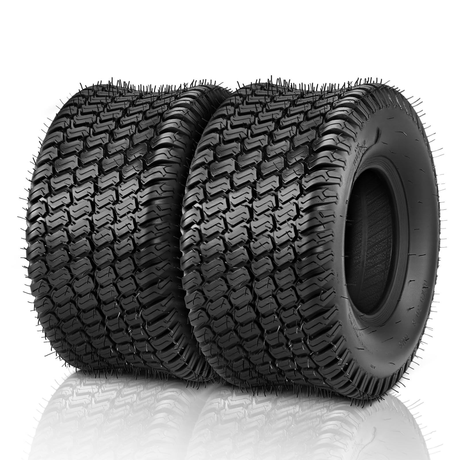 Turf Tractor Tires 20x8.00-10 Pair, Anti-Slip Tread for Agricultural ...