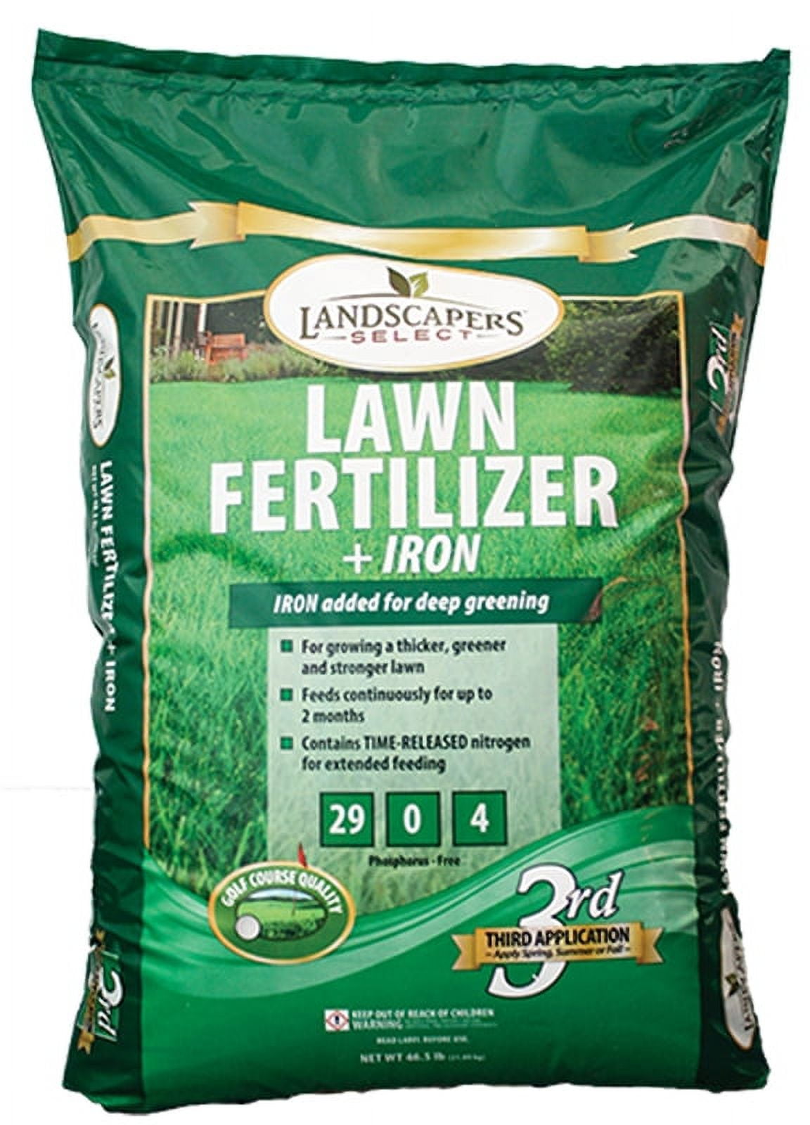 Landscapers Select 902738 Lawn Fertilizer Bag, Granular, Slight Ammonia ...