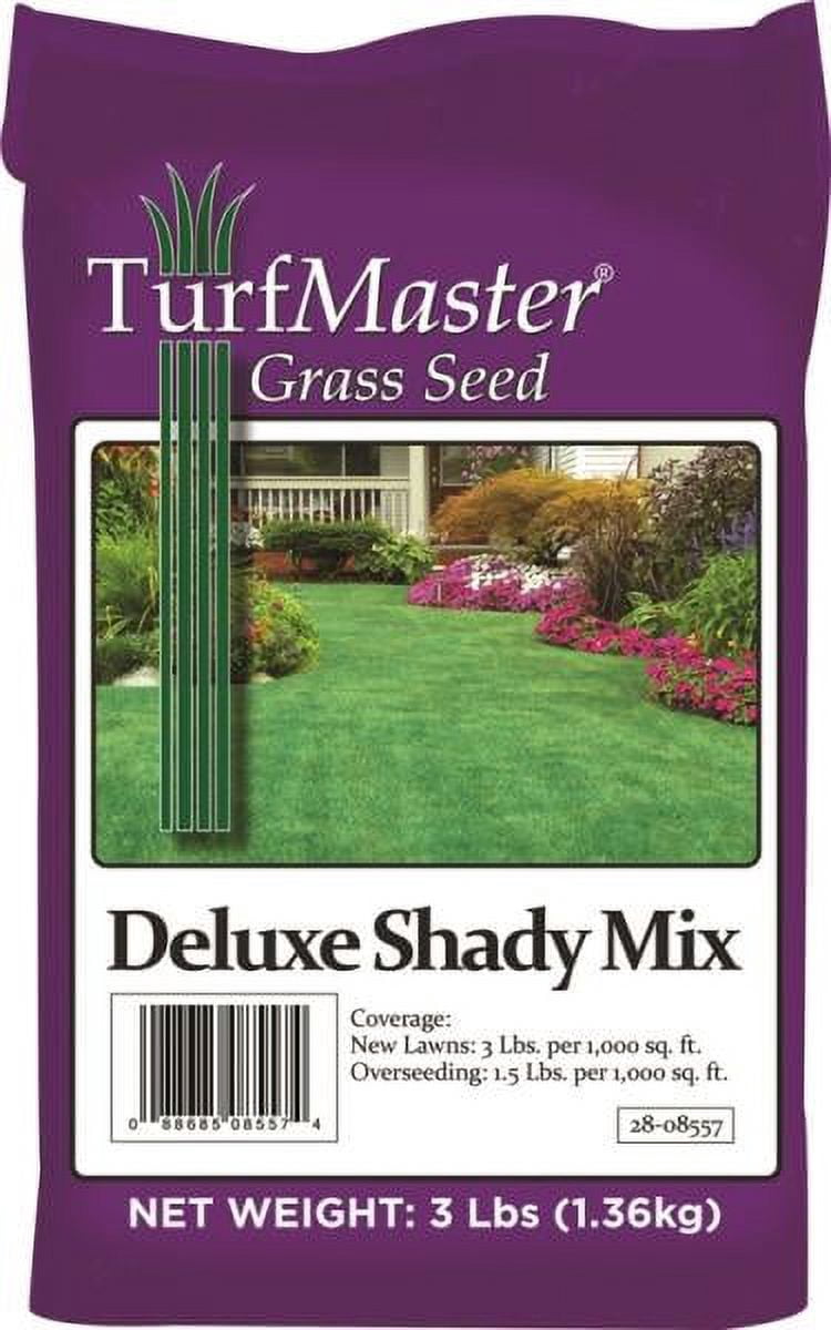 TurfMaster 28-08557 Deluxe Shady Mix Grass Seed, 3 Lbs, Each - Walmart.com