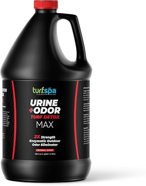 TurfSpa MAX Urine & Odor Turf Detox: 2X Strength Professional Enzyme ...