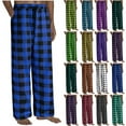 Turilly Mens Pajama Pants On Sale Soft Plaid Casual Lounge Sleep