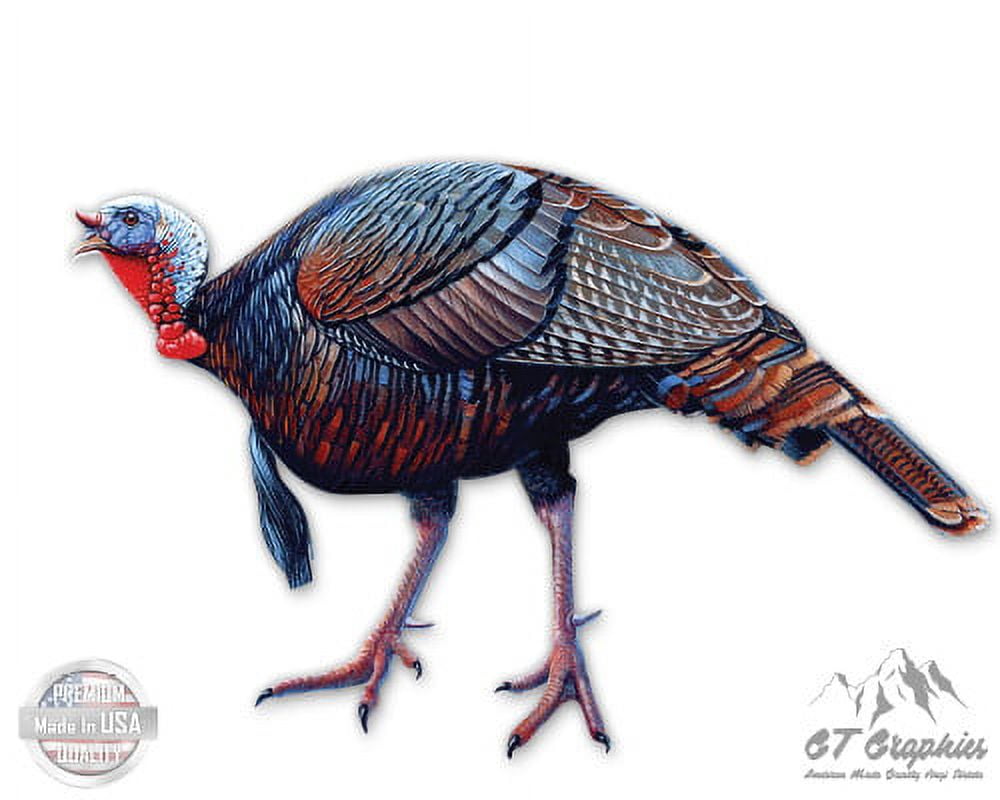 Turkey - 12" Vinyl Sticker Waterproof Decal - Walmart Business Supplies