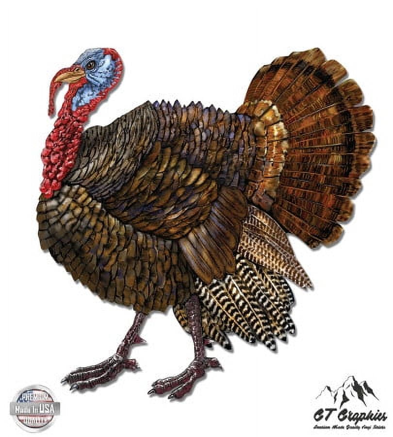 Turkey - 8" Vinyl Sticker - For Car Laptop I-Pad - Waterproof Decal ...