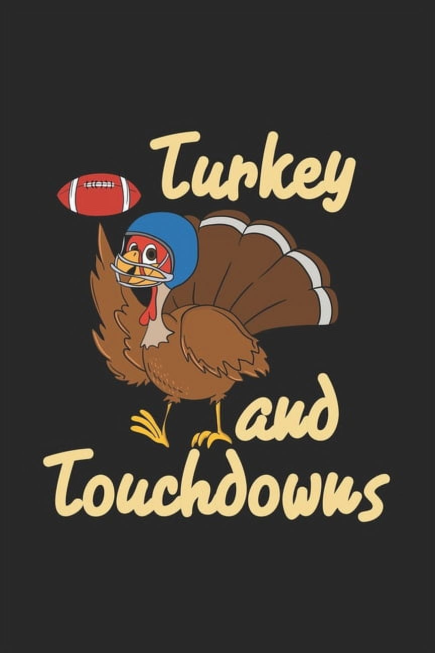 Turkey And Touchdowns: 120 Pages I 6x9 I Graph Paper 5x5 (Paperback ...