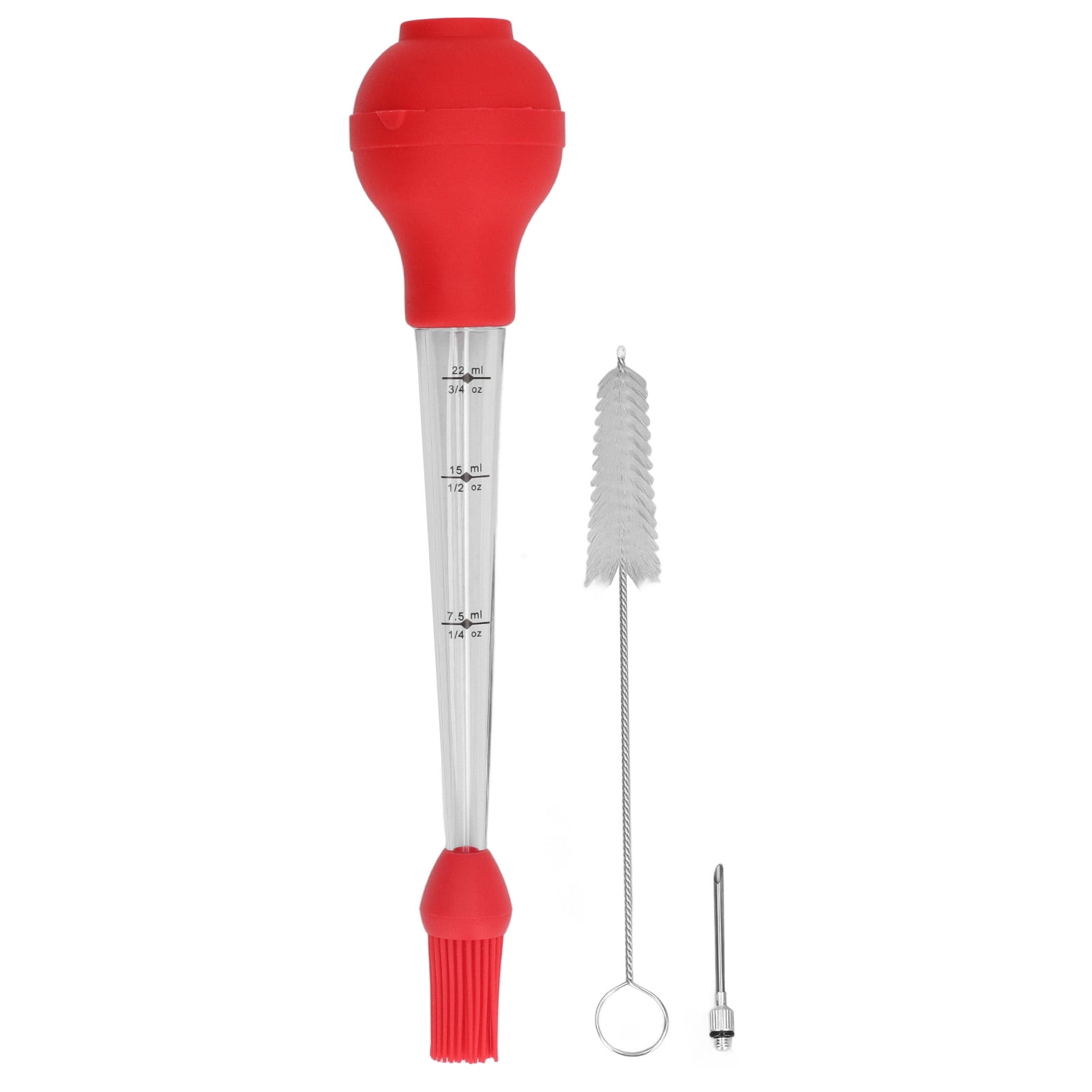 Turkey Baster Needle with Sauce Brush Barbecue Oil Drip Seasoning Tube ...