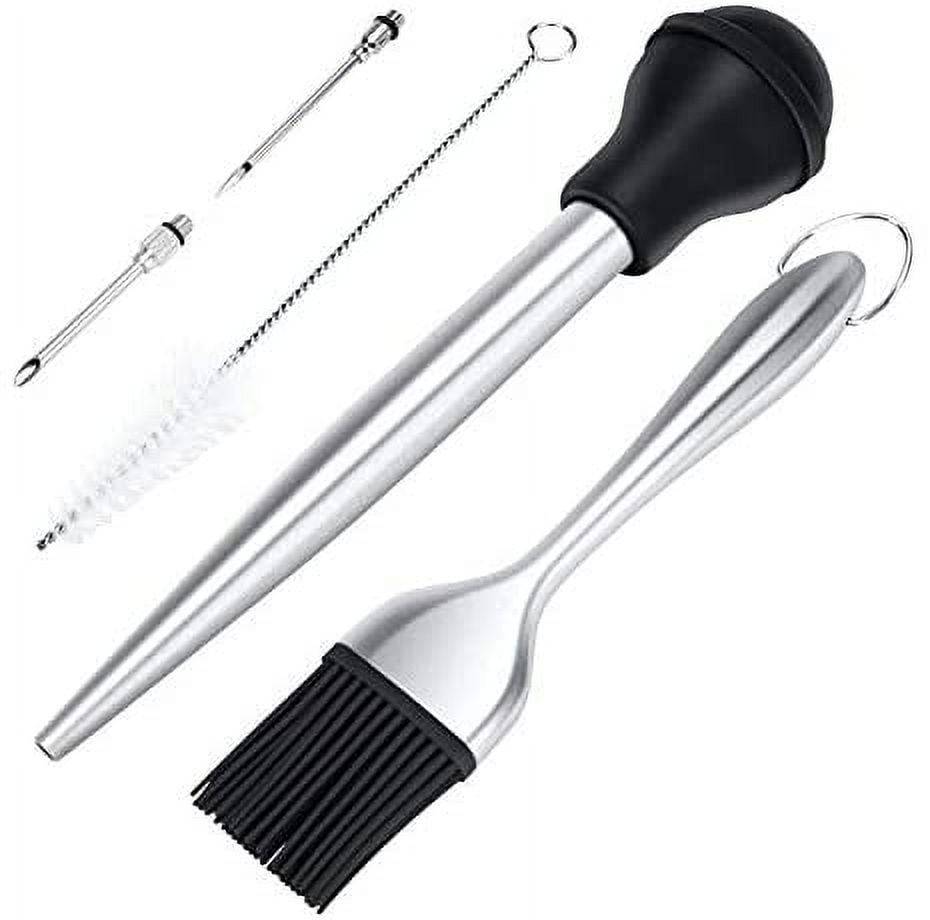 Turkey Baster for Cooking,Meat Baster Syringe with Cooking Brush ...
