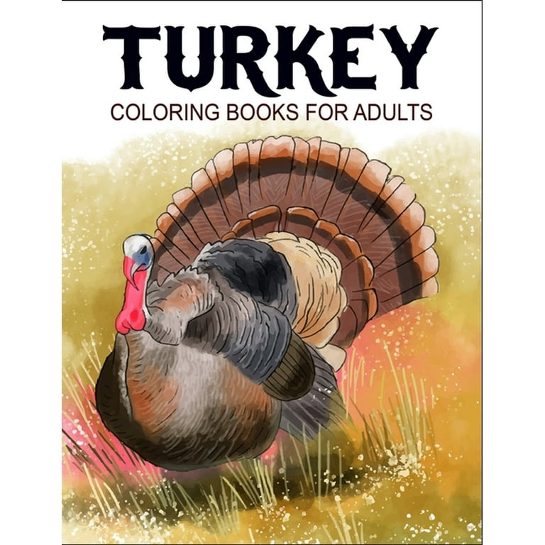 realistic turkey coloring pages