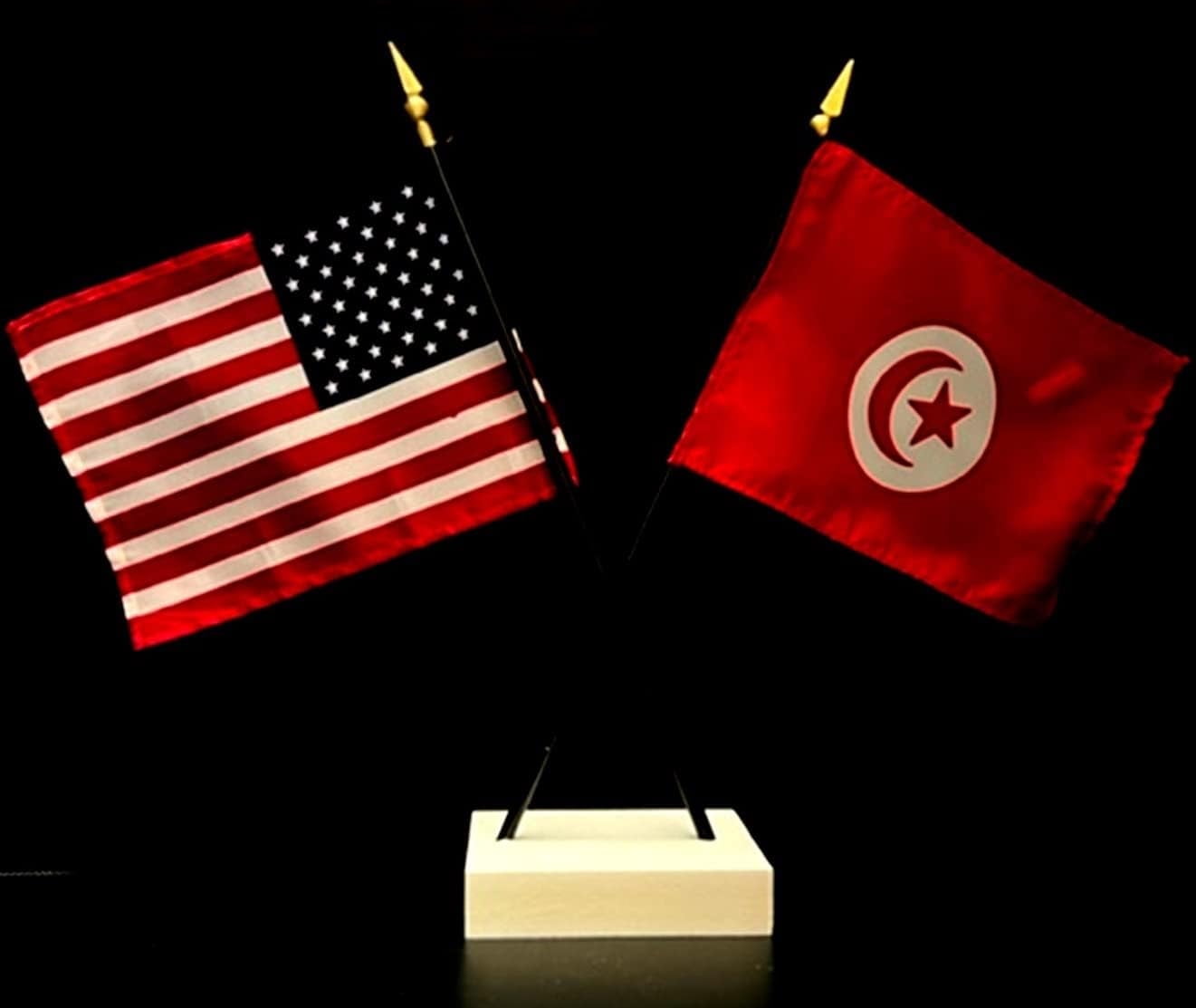 Turkey Desk Flag Set; Contains One USA and One Country Flag with a ...